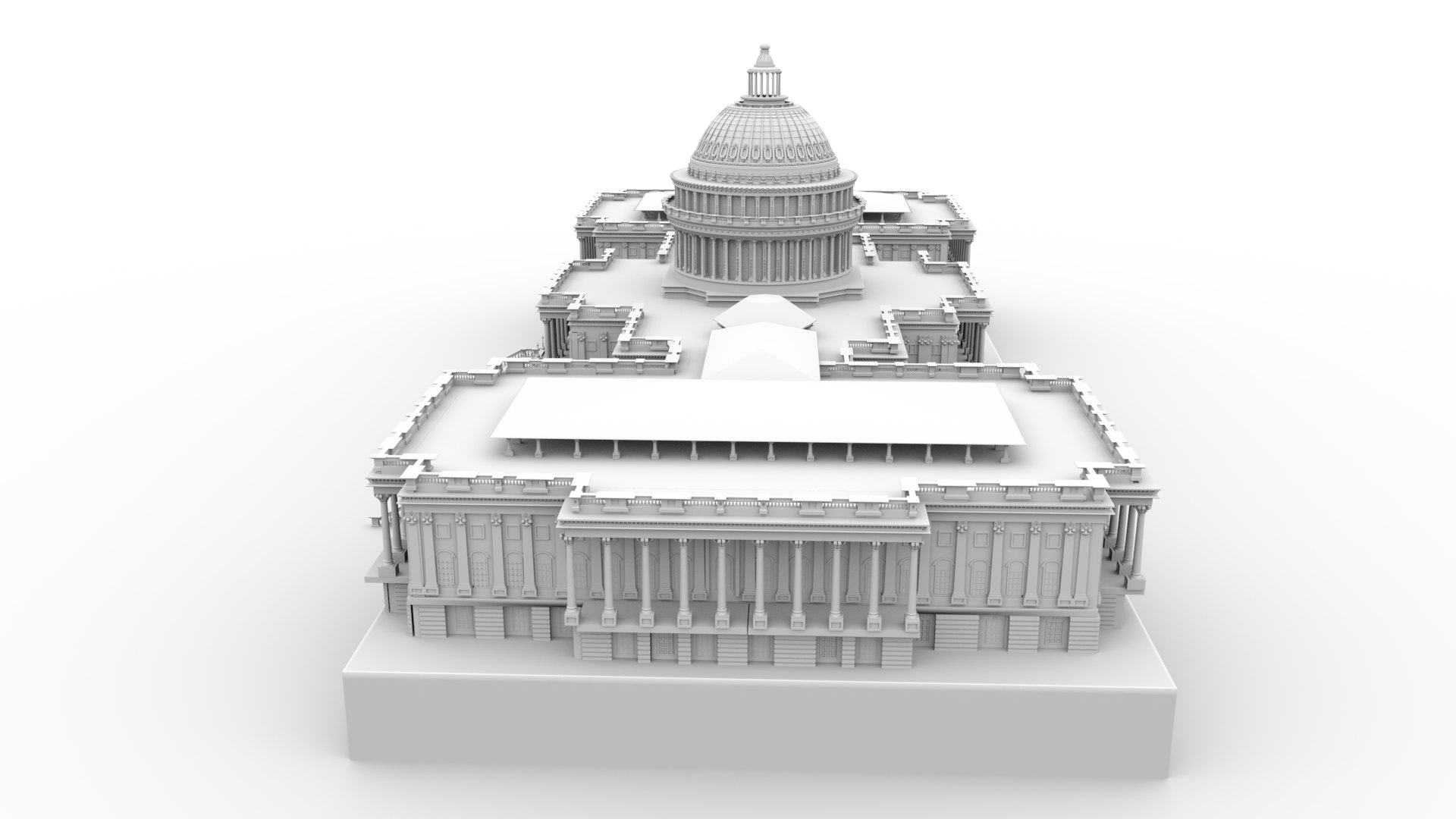 3D Usa Parliament Model - TurboSquid 1661719