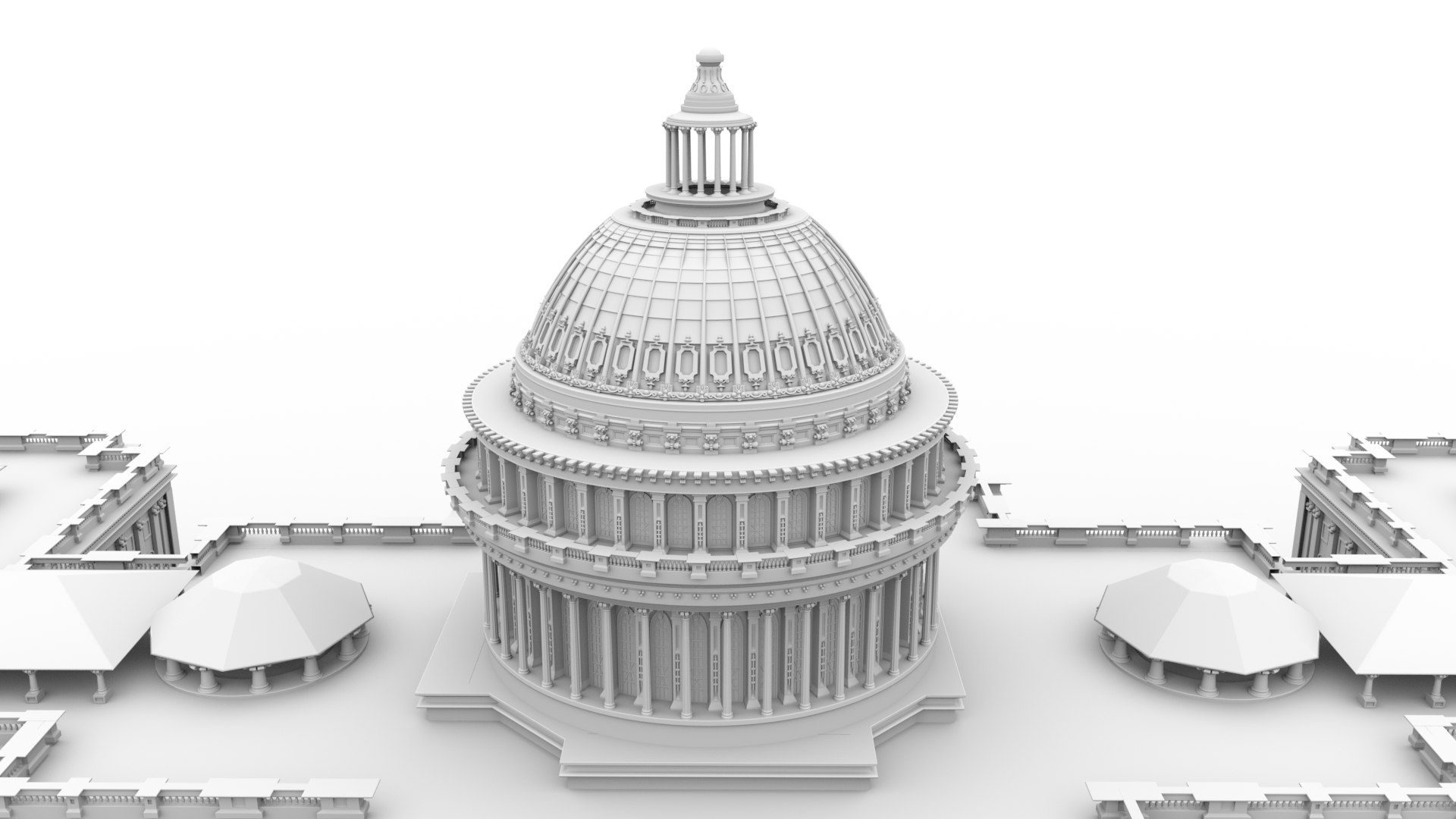 3D Usa Parliament Model - TurboSquid 1661719