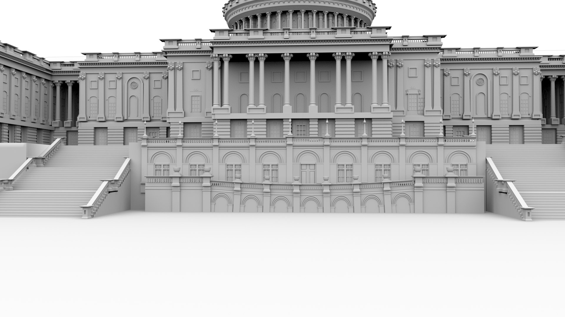 3D Usa Parliament Model - TurboSquid 1661719