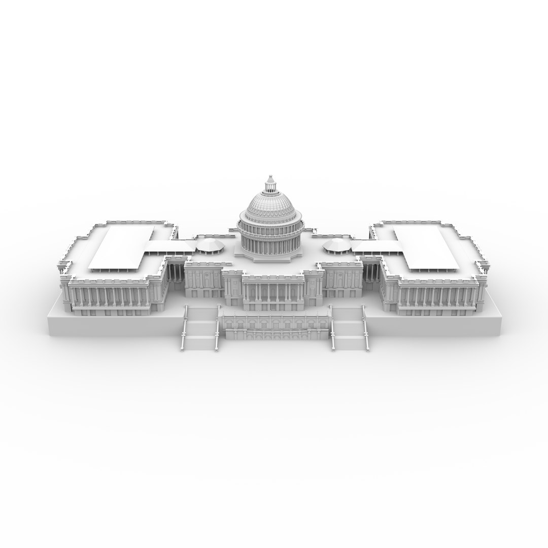3D Usa Parliament Model - TurboSquid 1661719