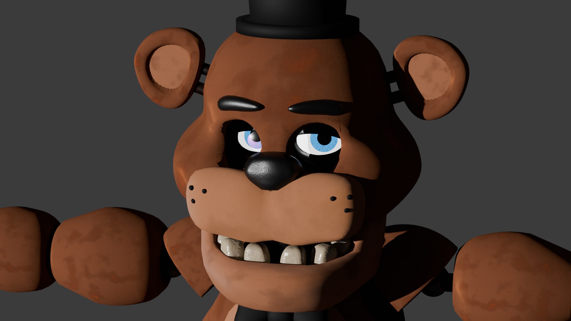 3D Classic Freddy Fazbear And Endo-01 Five Nights At Freddys ...