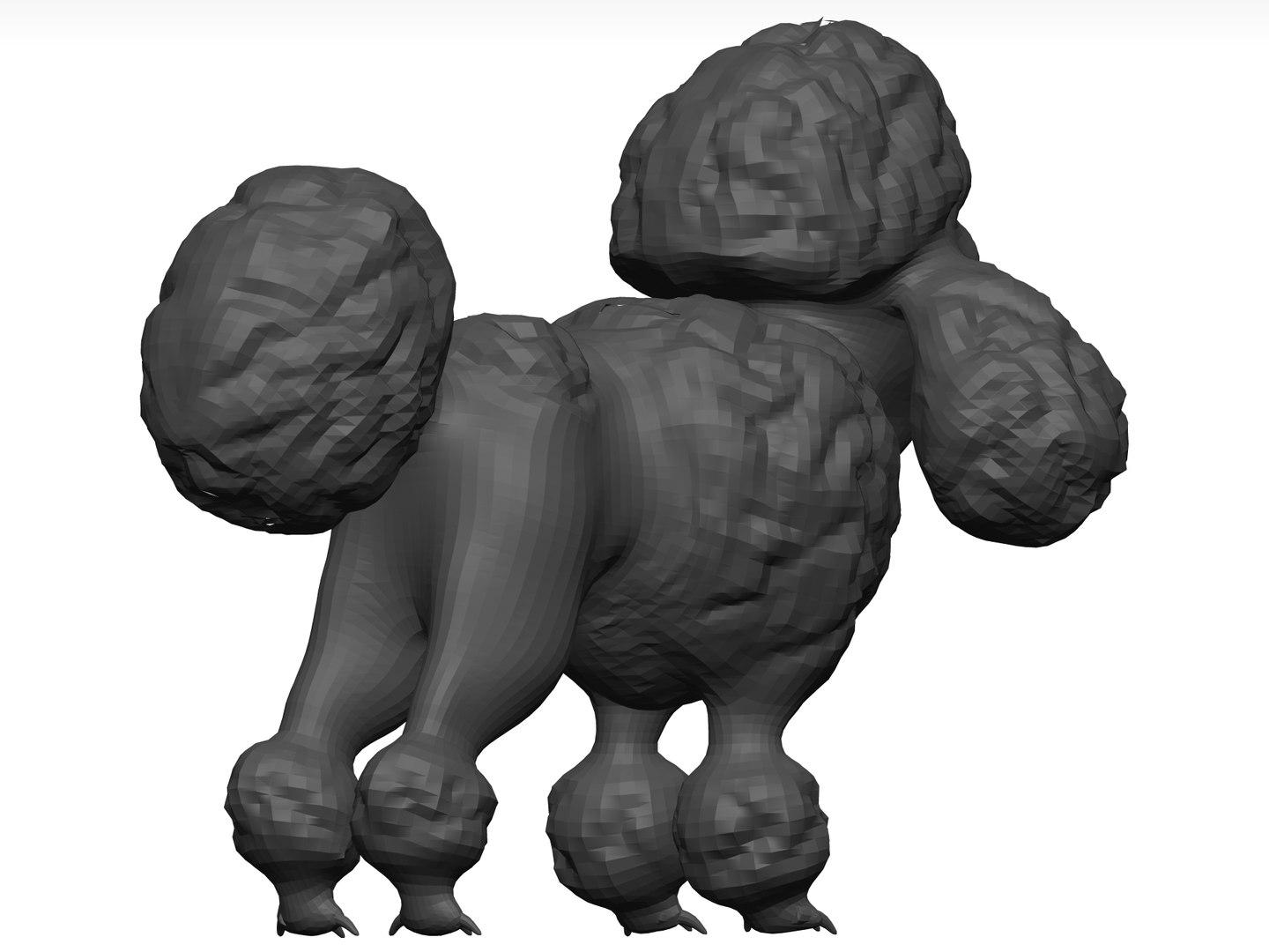 Poodle Stl 3D - TurboSquid 1774278