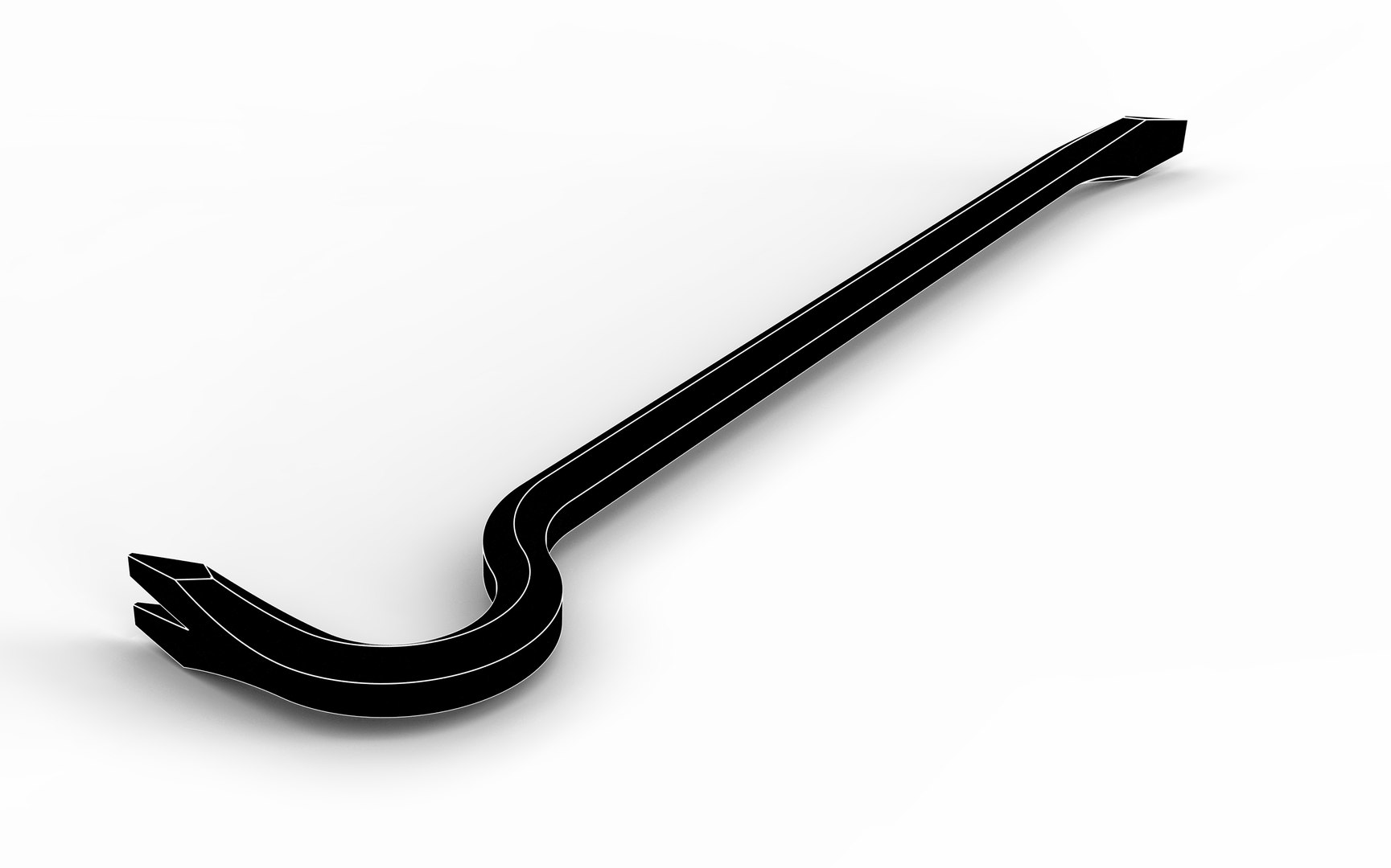 3D Model Crowbar Bar - TurboSquid 1479336