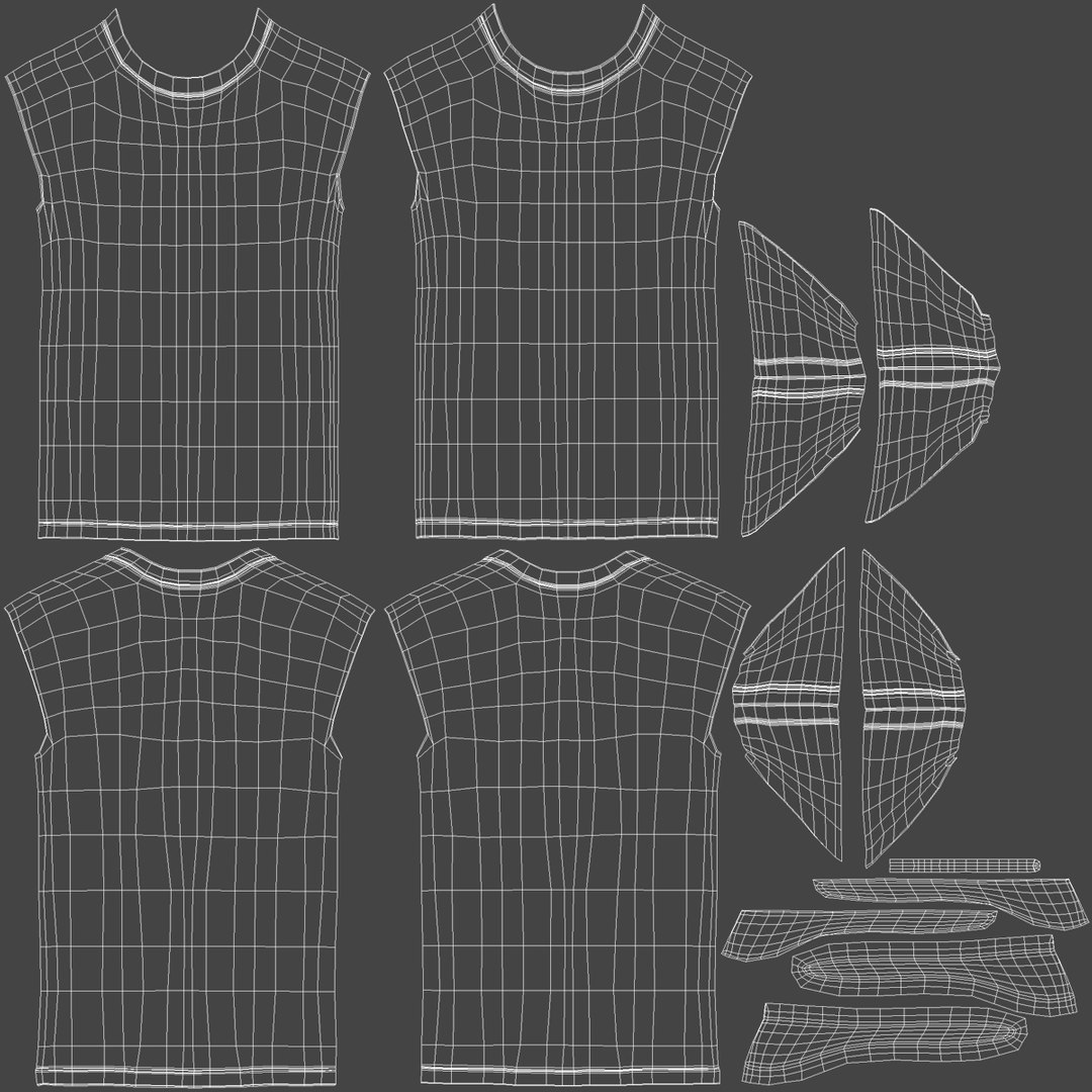 3D T-Shirt Black v1 model - TurboSquid 2095433