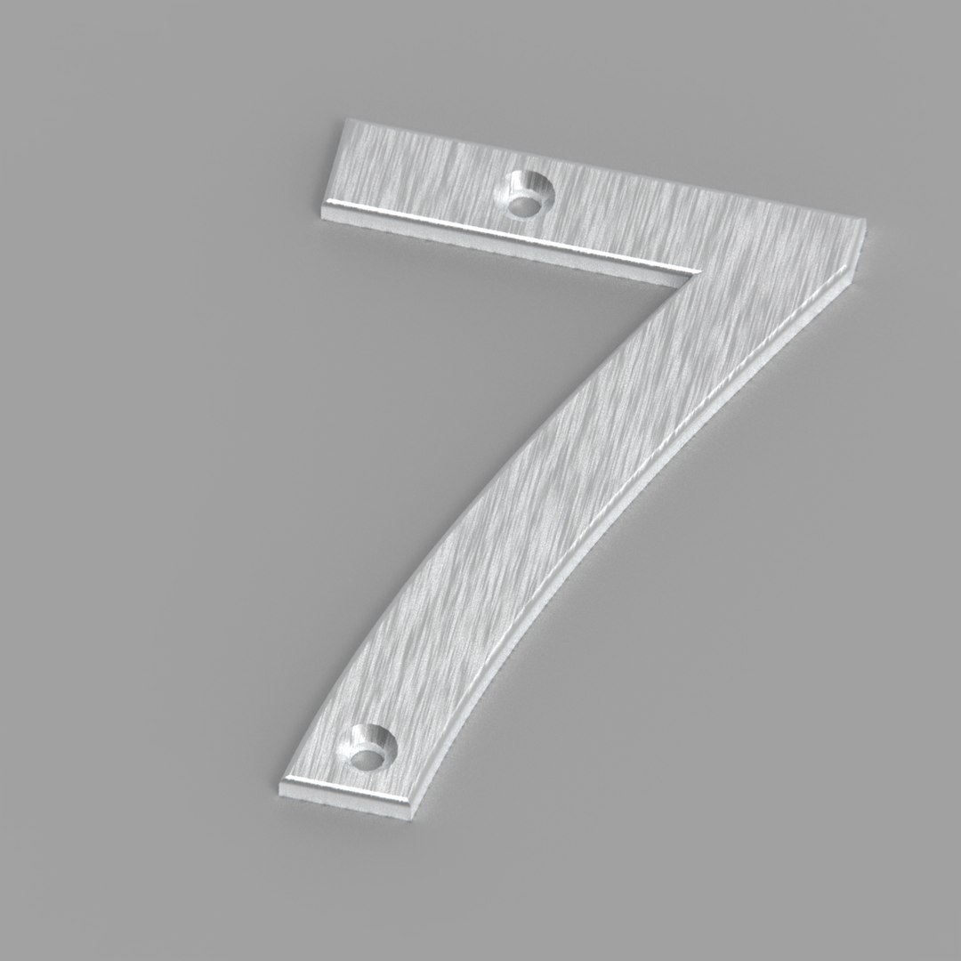 3D Number 7 - TurboSquid 2215968