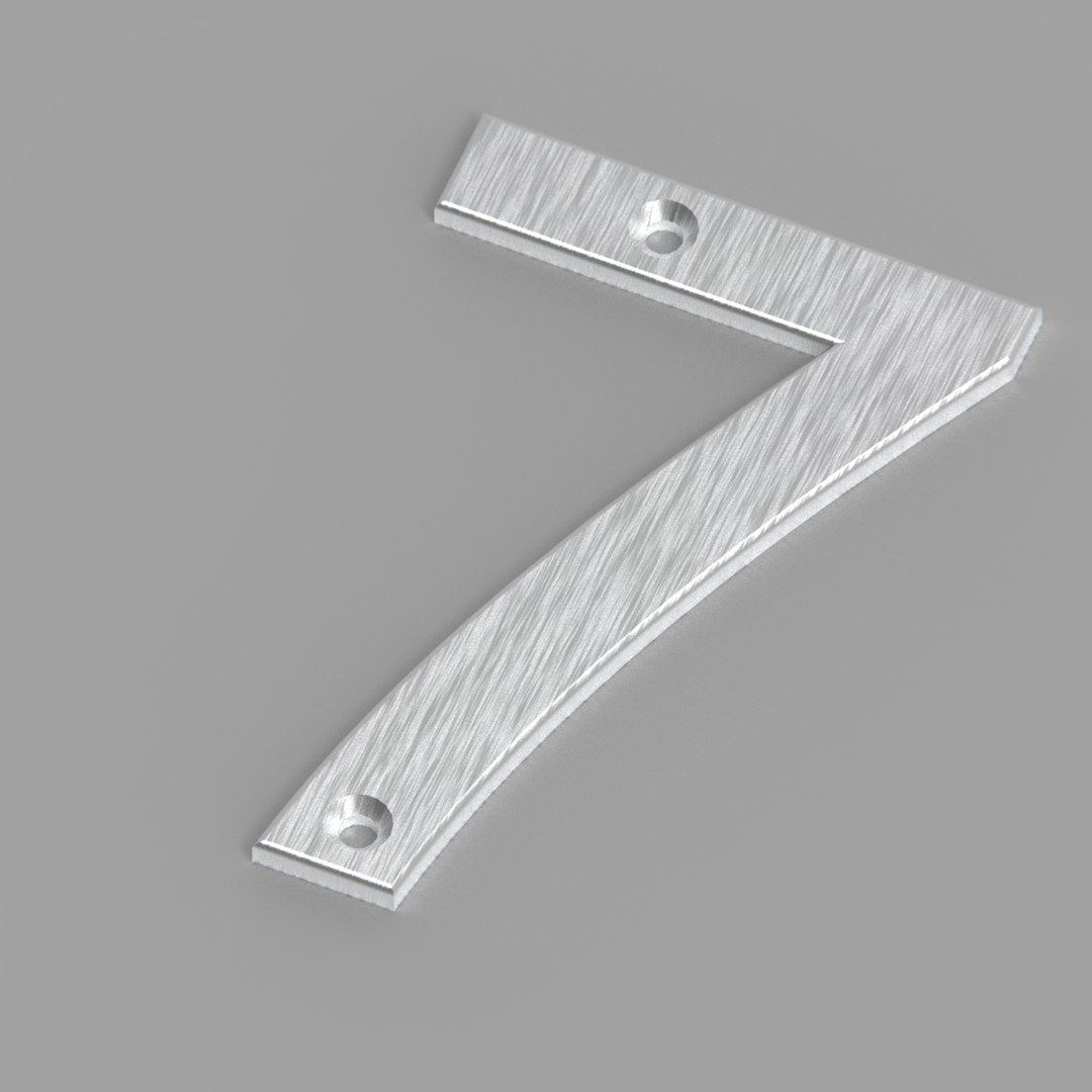 3D Number 7 - TurboSquid 2215968