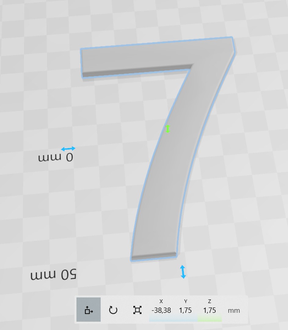 3D Number 7 - TurboSquid 2215968