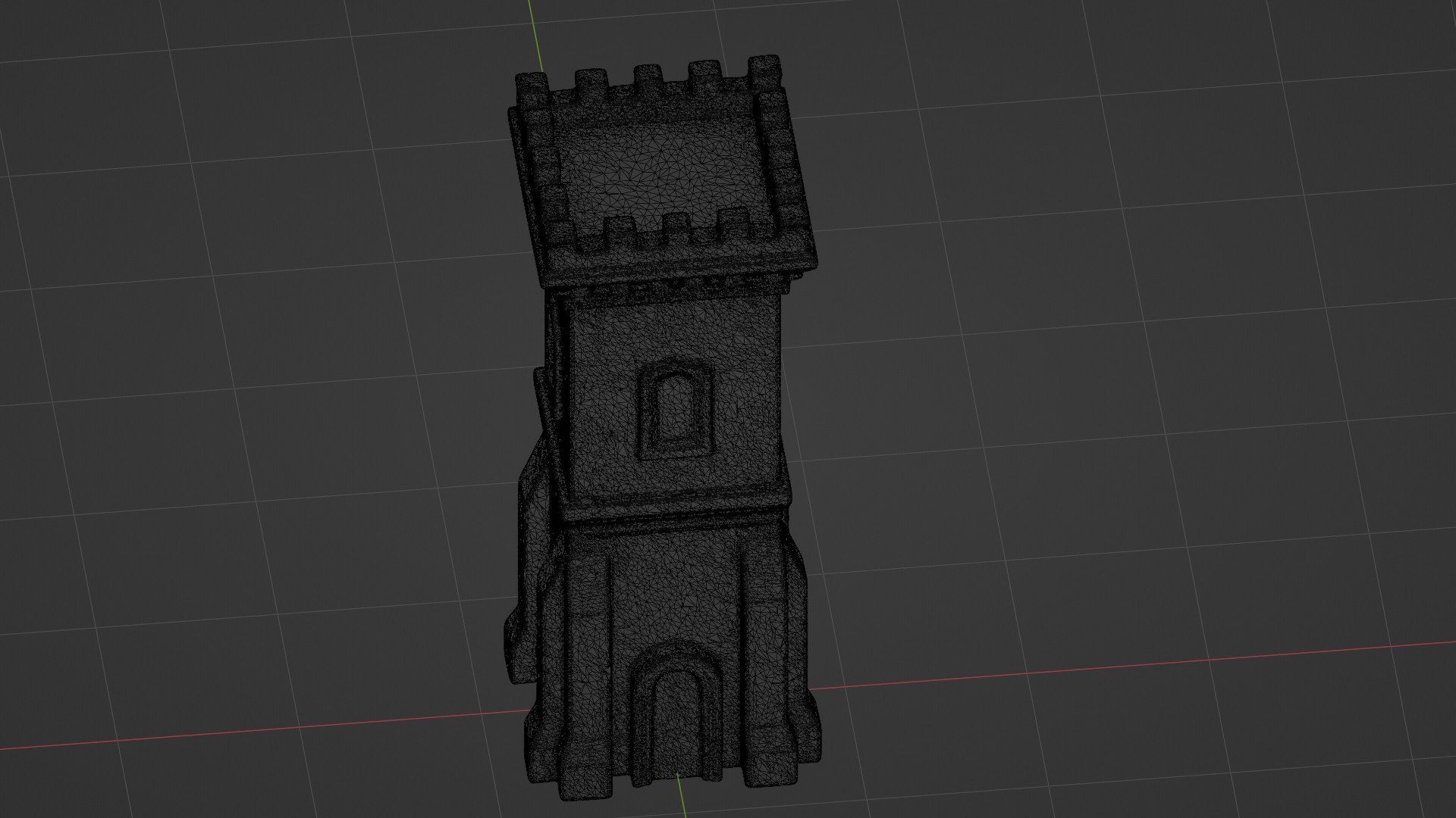 3D Model Medieval Watchtower - TurboSquid 2353409
