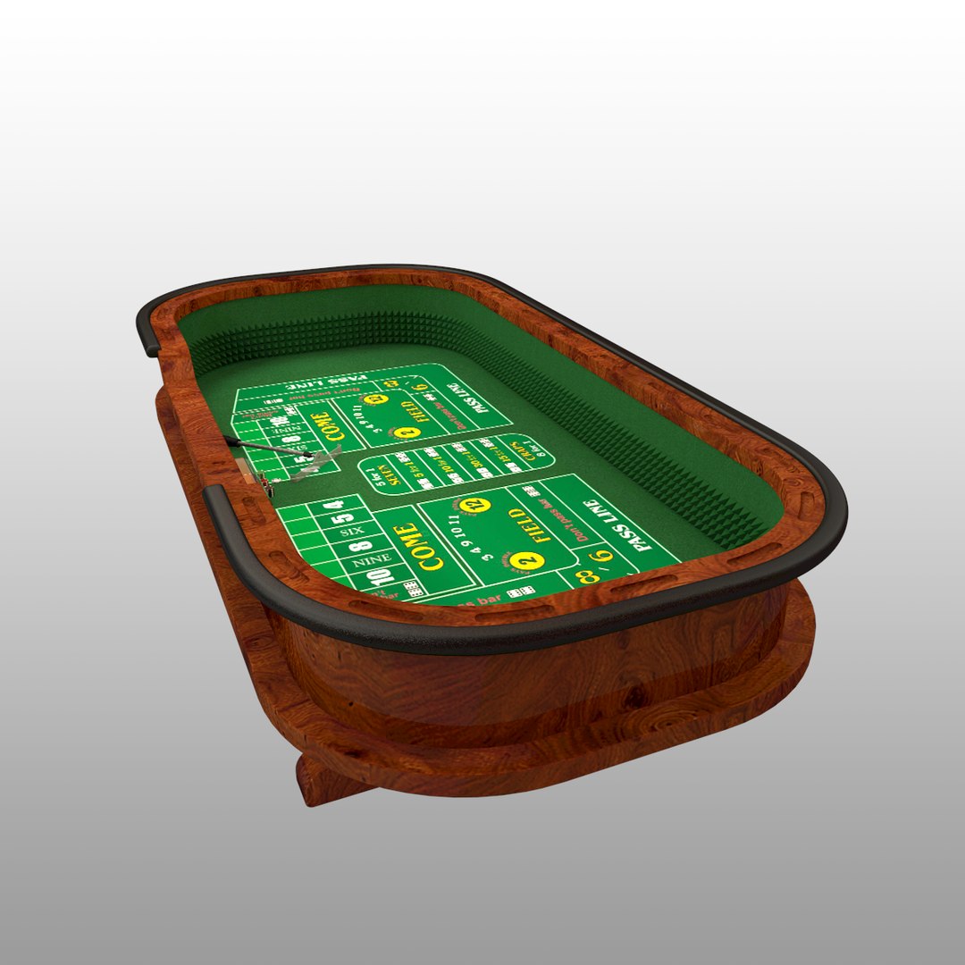Table Craps 3D Model - TurboSquid 1490536