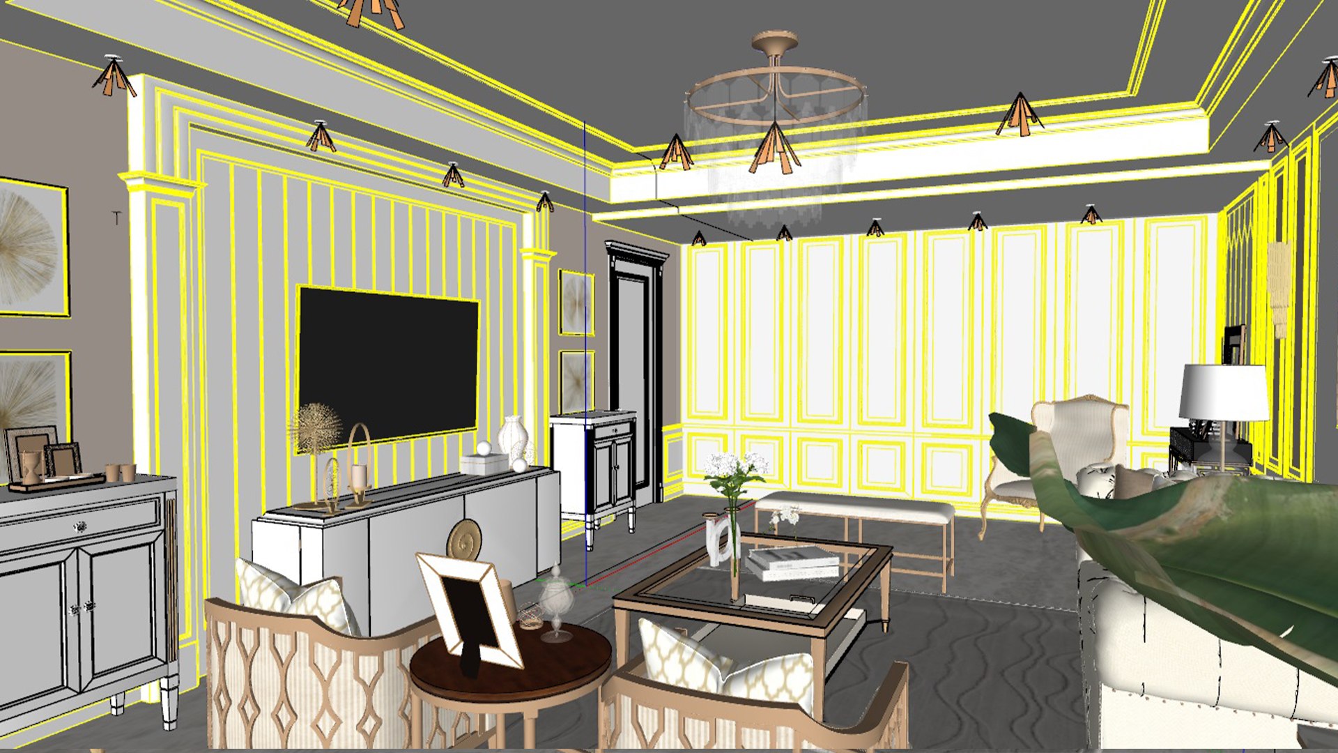 3D model LIVING ROOM - TurboSquid 1975843