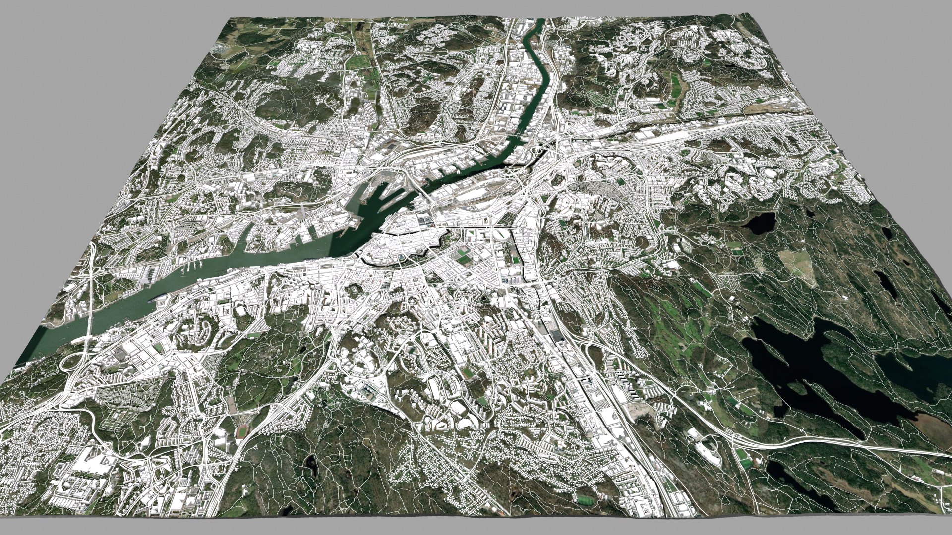 3D Cityscape Gothenburg Sweden Model - TurboSquid 2002003