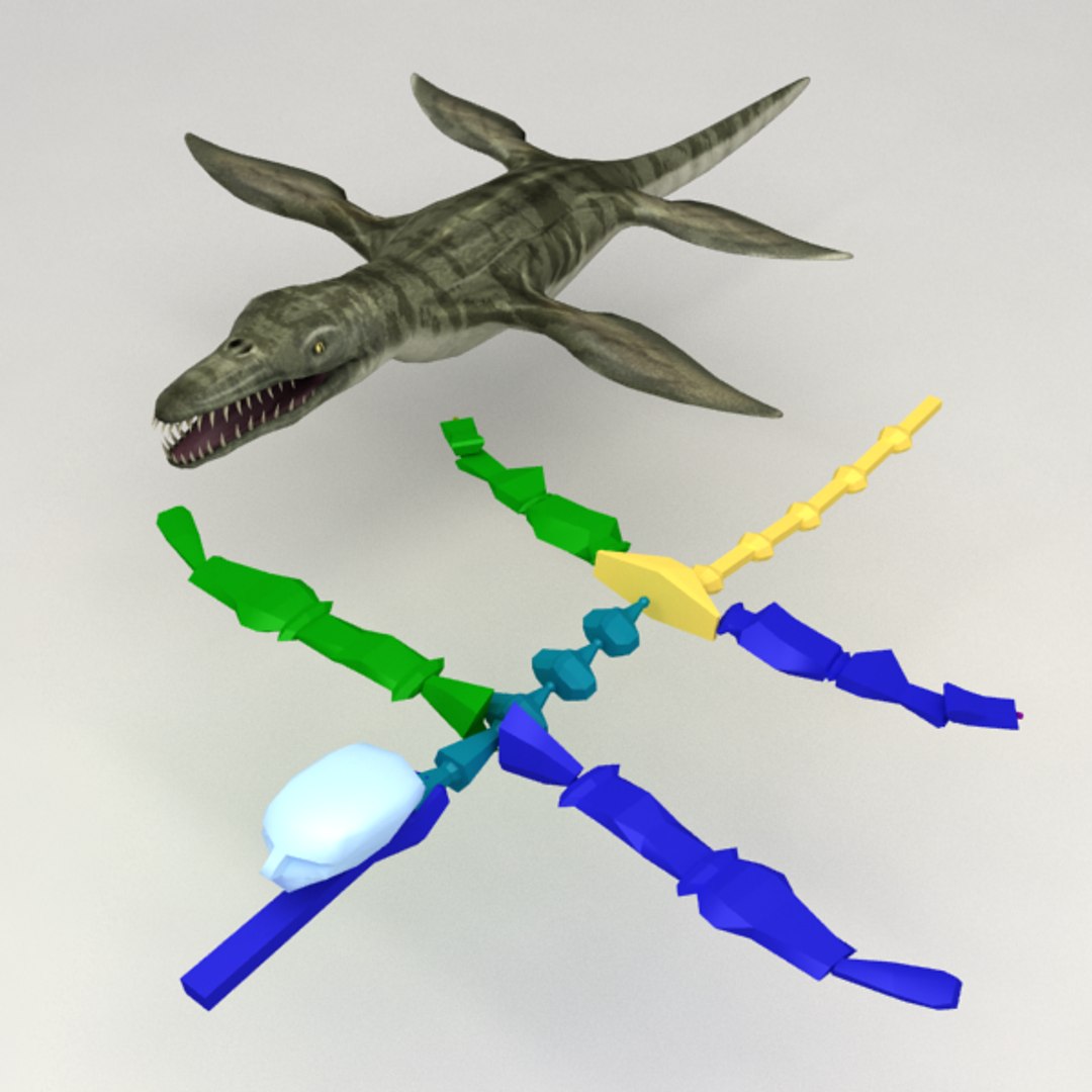 3d Model Pliosaurus Rigged