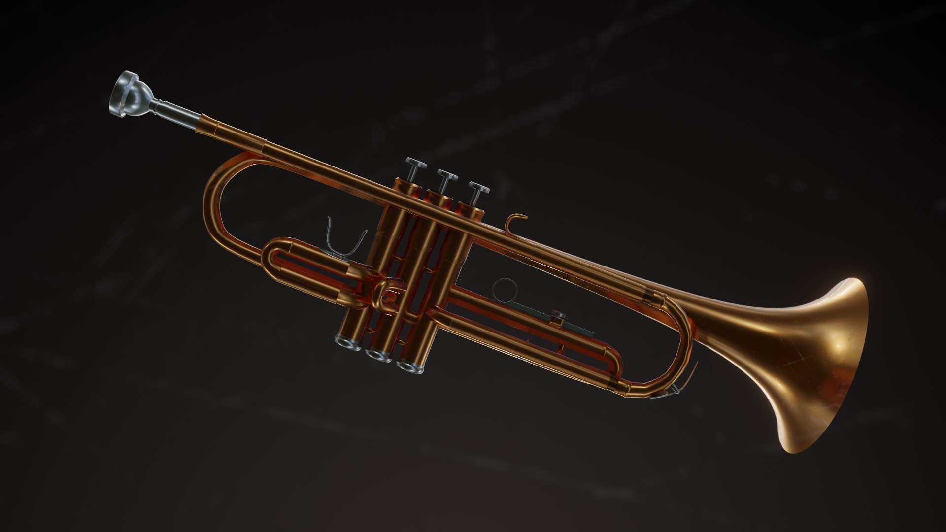 Trumpet 3D Model - TurboSquid 1787754