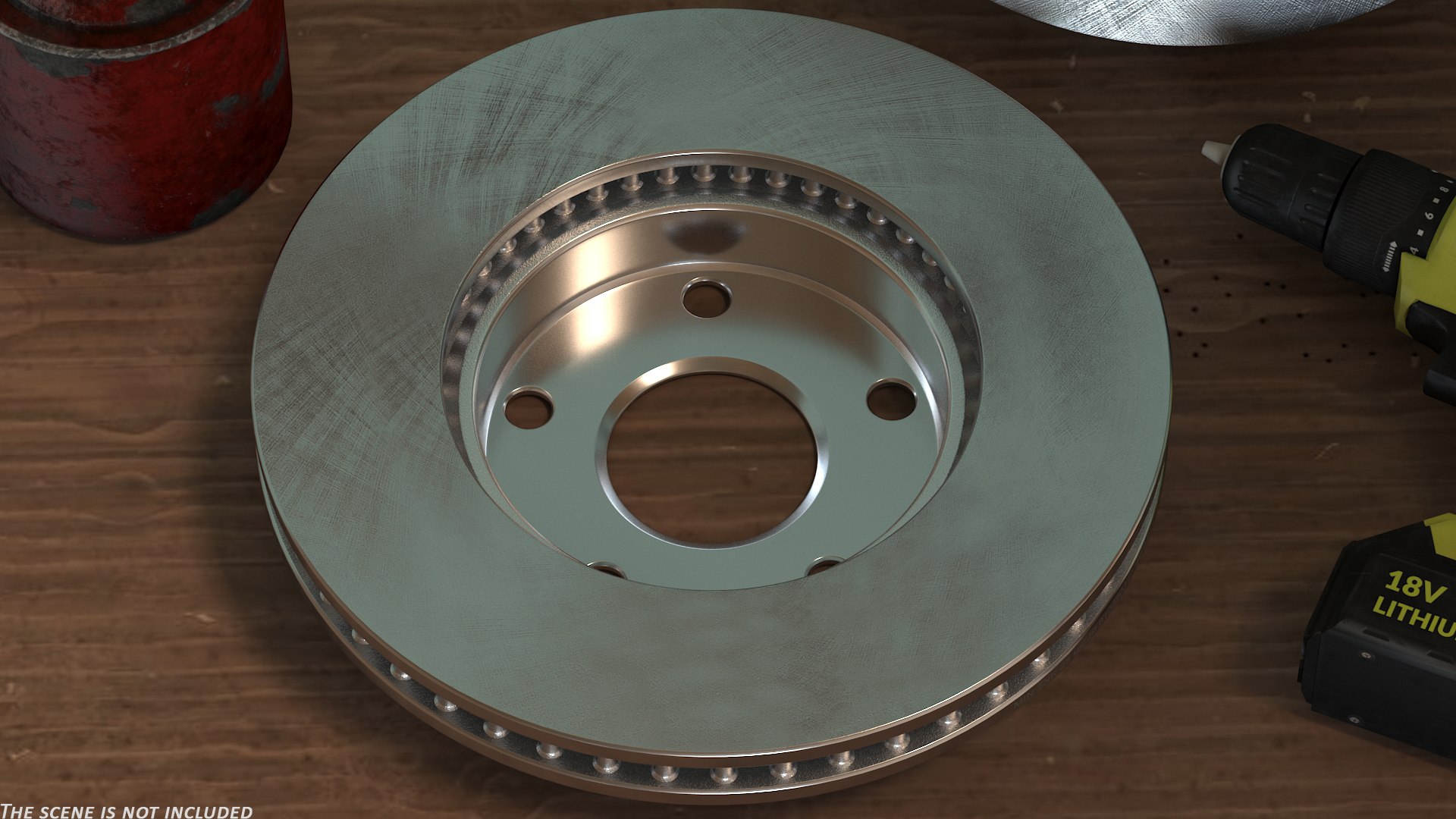 3D Brake Disk Rotor - TurboSquid 1930121