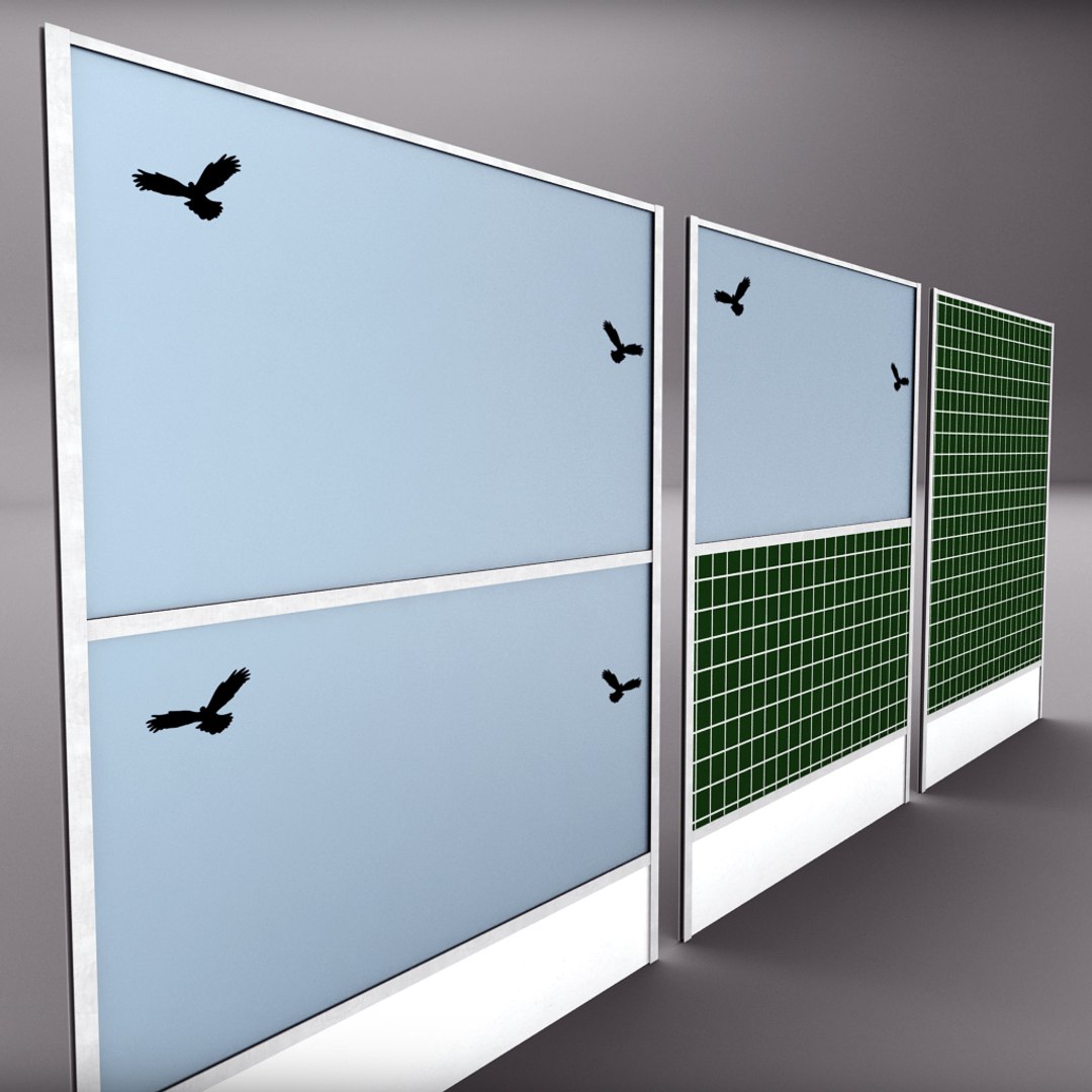 Noise Barrier 3d 3ds