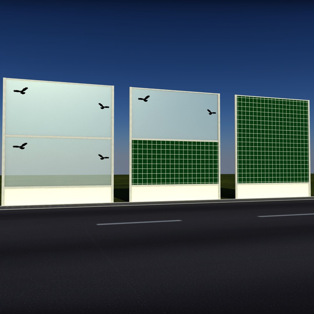 Noise Barrier 3d 3ds