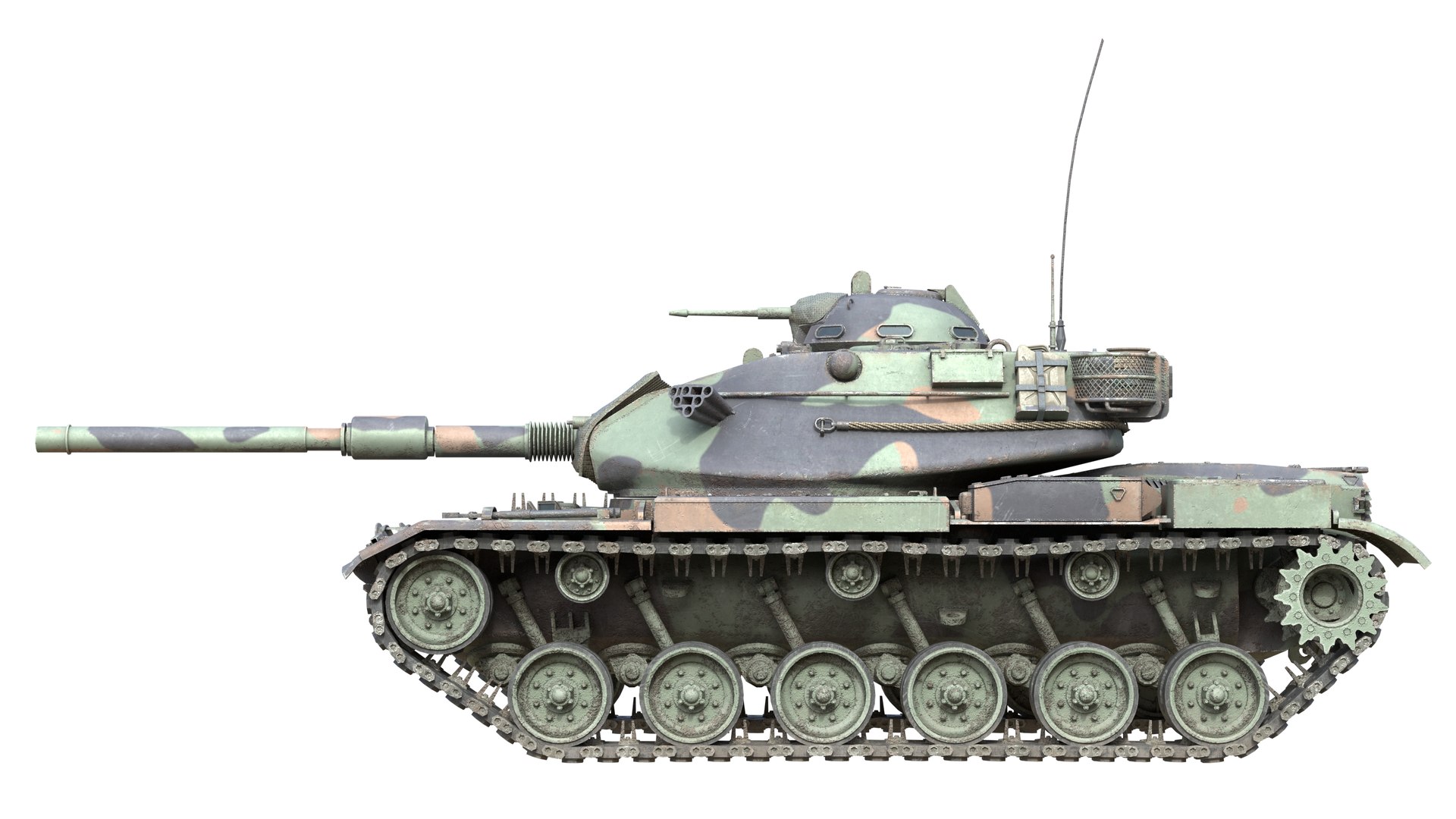 M60 Main Battle Tank 3D Model - TurboSquid 2342311