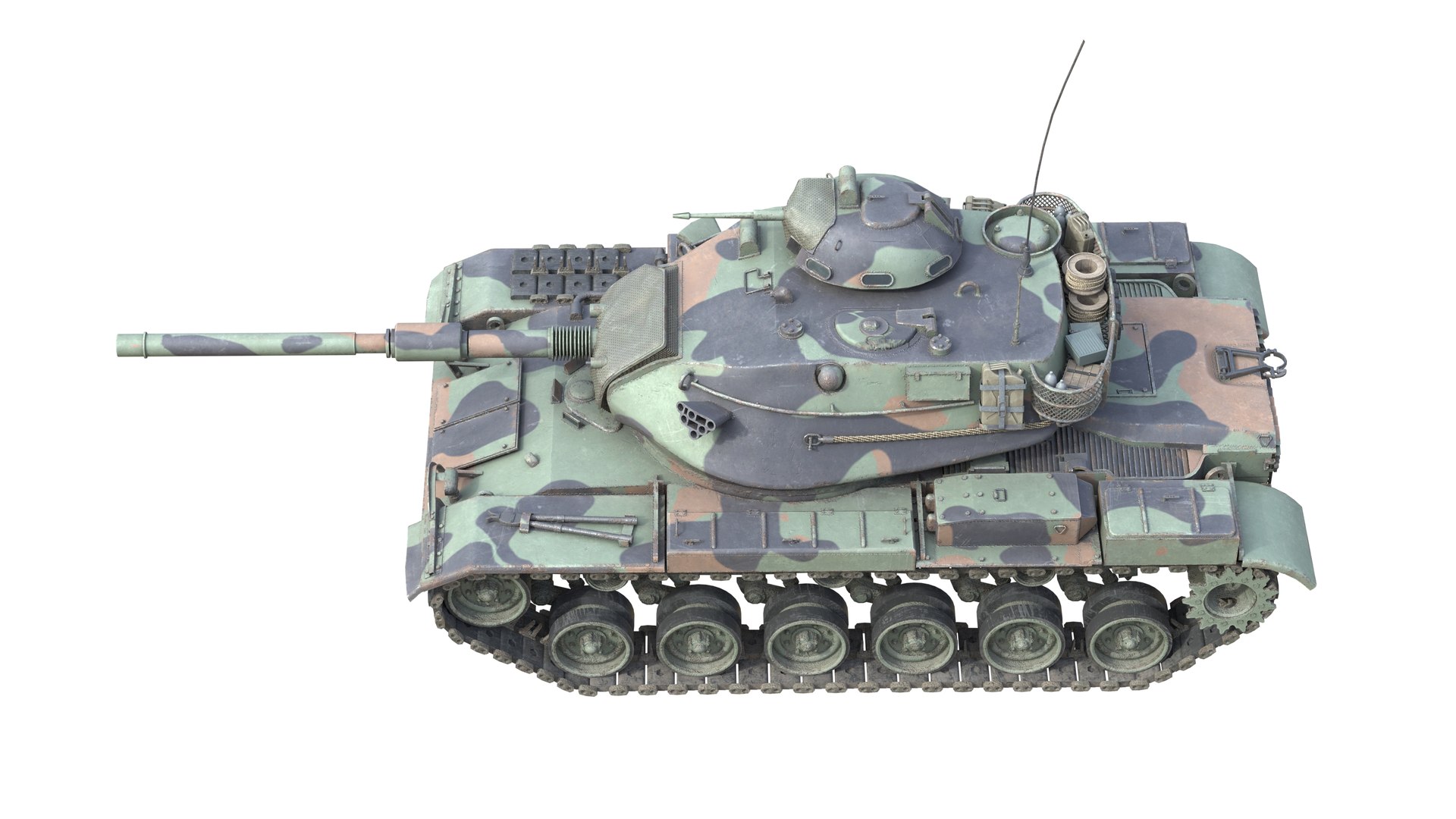 M60 Main Battle Tank 3D Model - TurboSquid 2342311