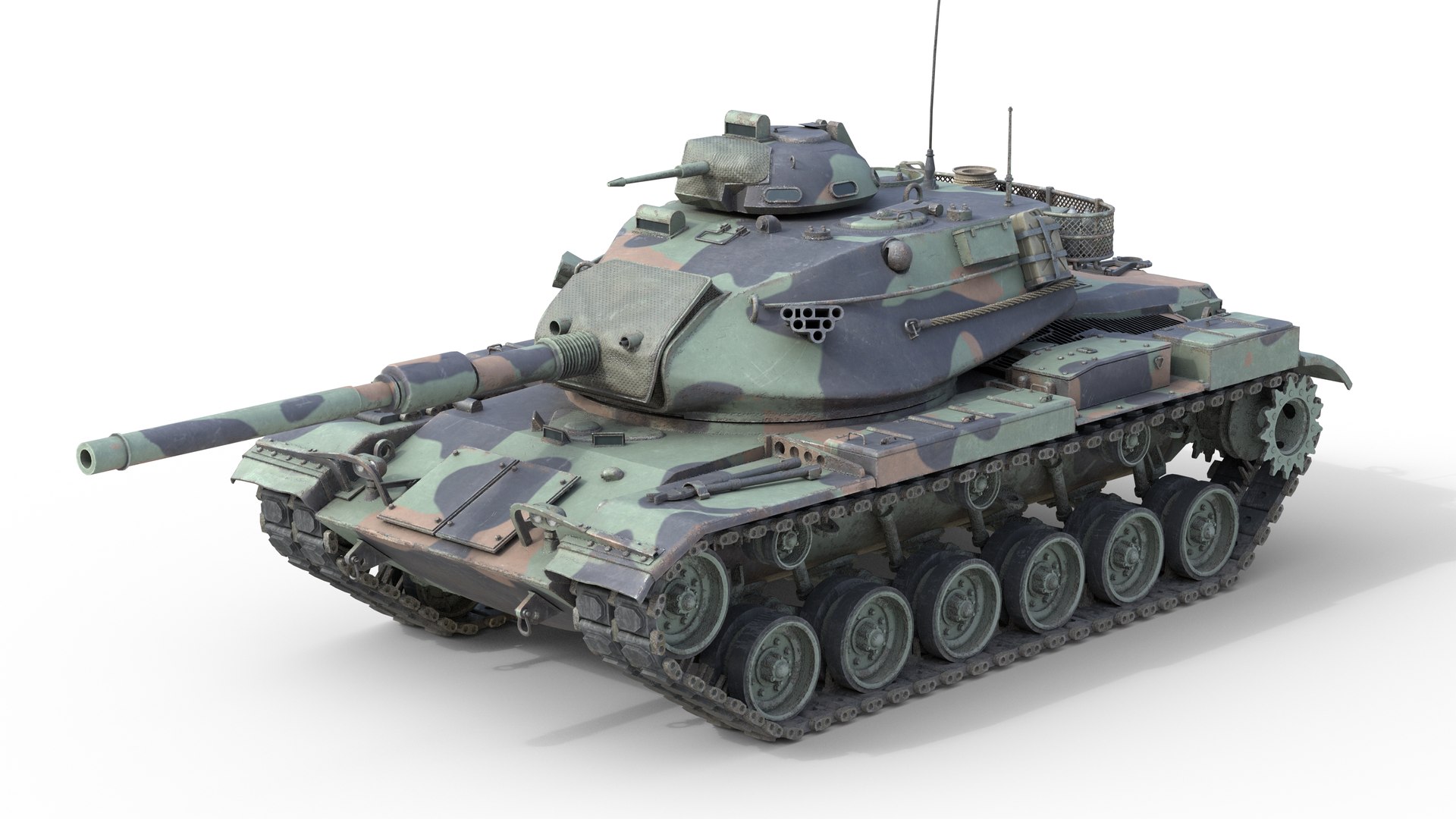 M60 Main Battle Tank 3D Model - TurboSquid 2342311
