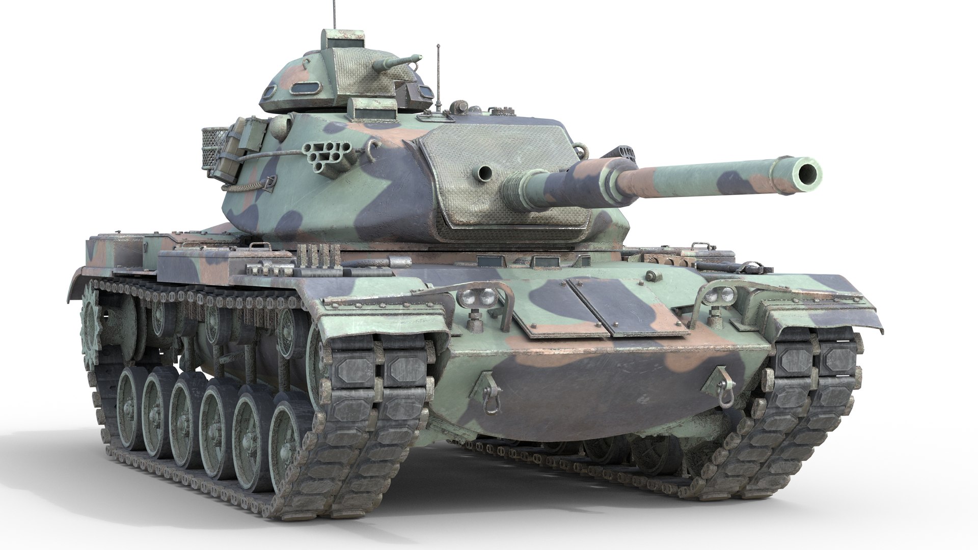 M60 Main Battle Tank 3D Model - TurboSquid 2342311