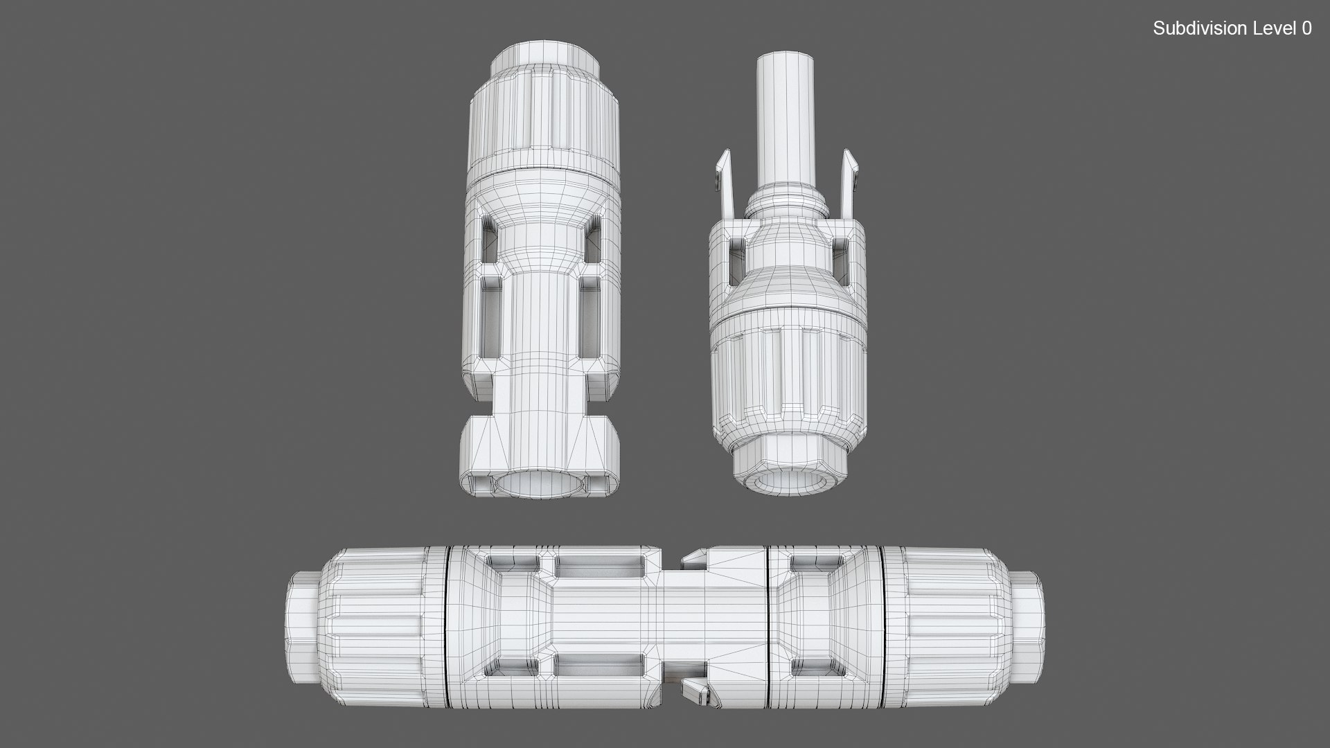 Solar Connectors 01 3D Model - TurboSquid 2026431