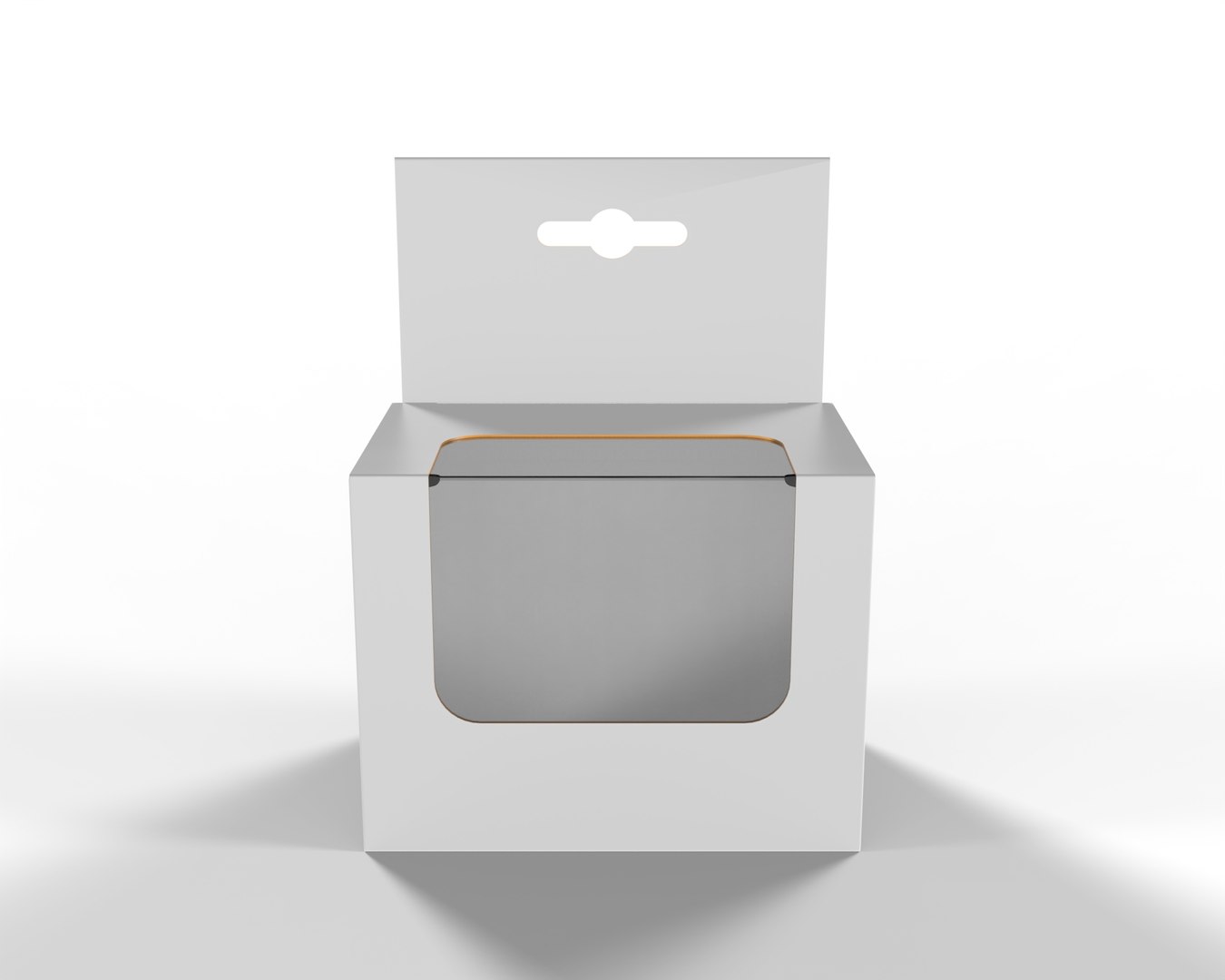 3D Hanger Packaging Box With Transparent Plastic Window 90x60x70mm ...