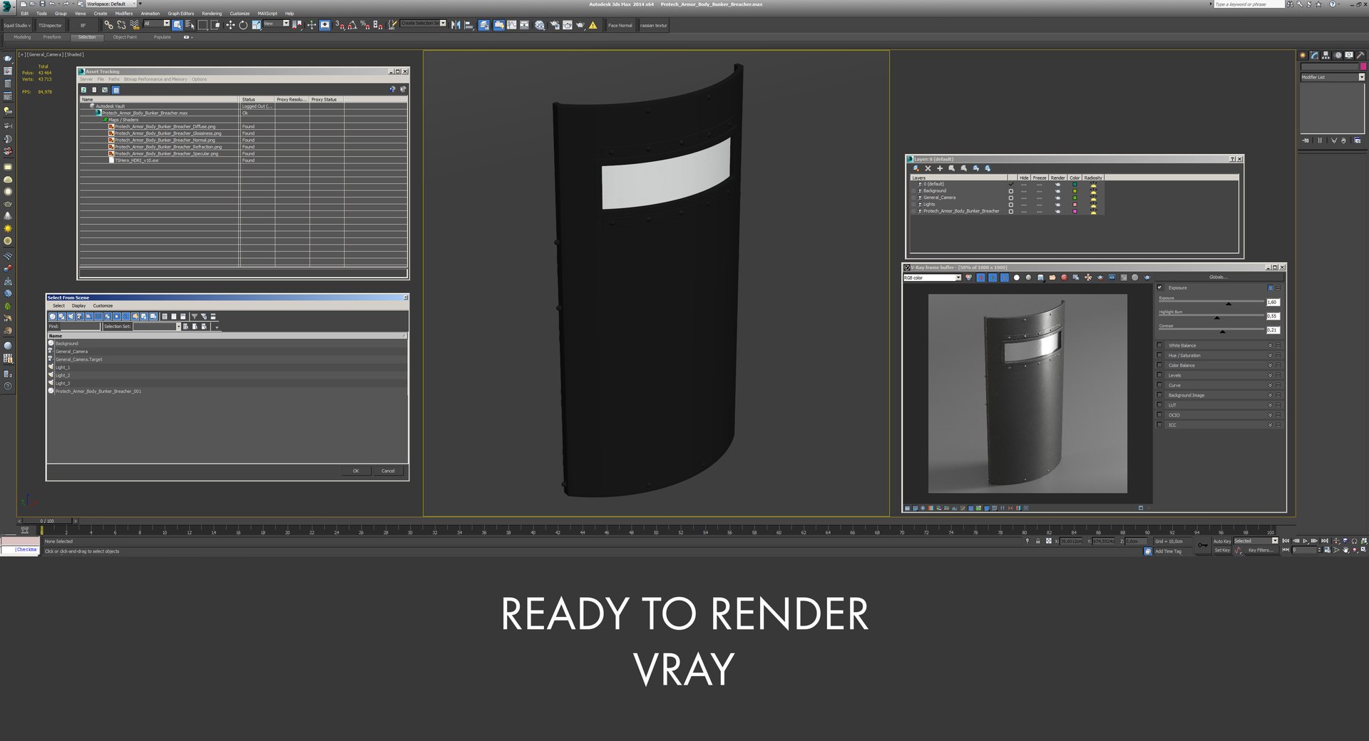 Protech Armor Body Bunker Model - TurboSquid 1399760