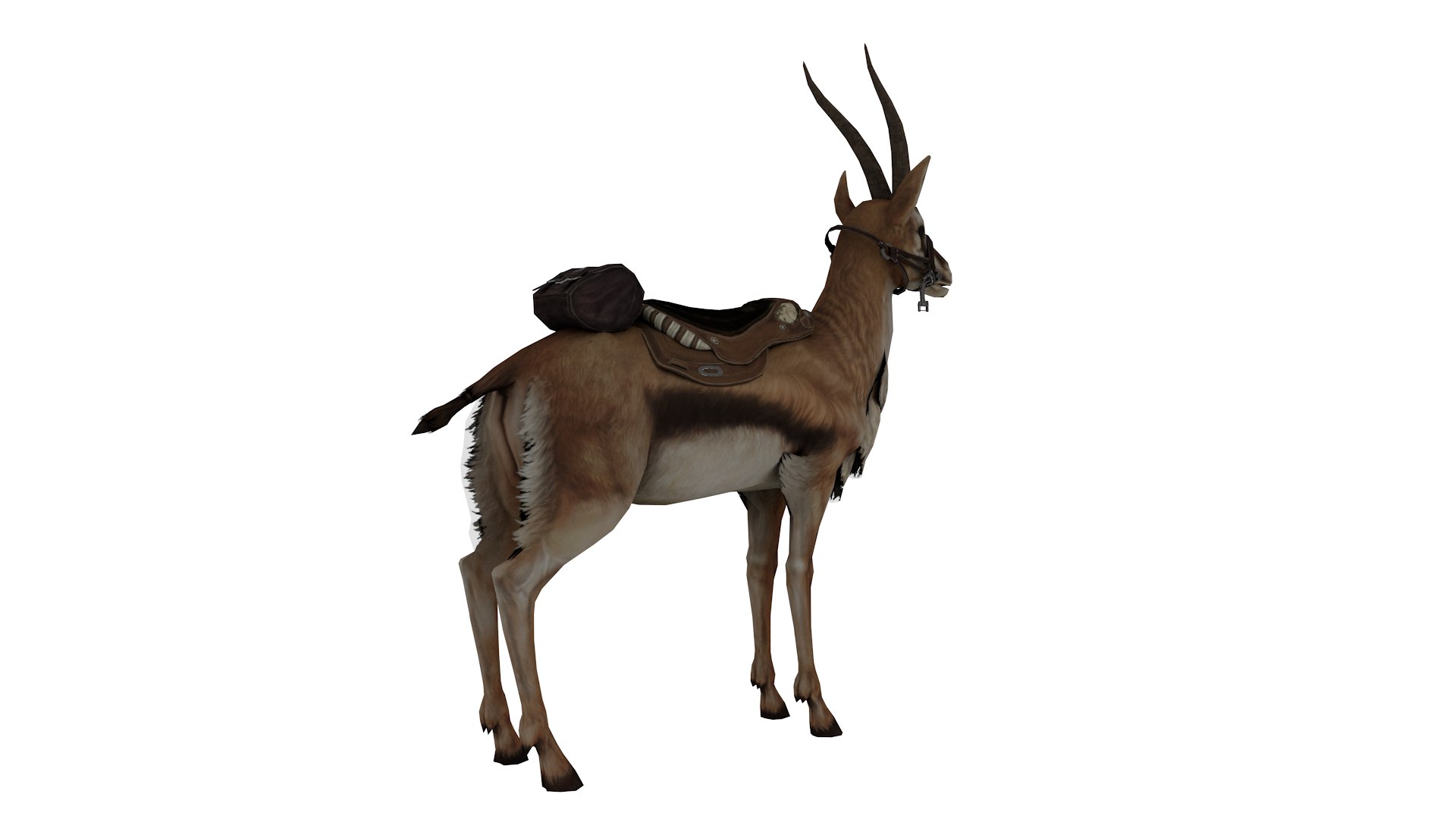 Fantasy Antelope Mount 3D Model 3D - TurboSquid 2381985