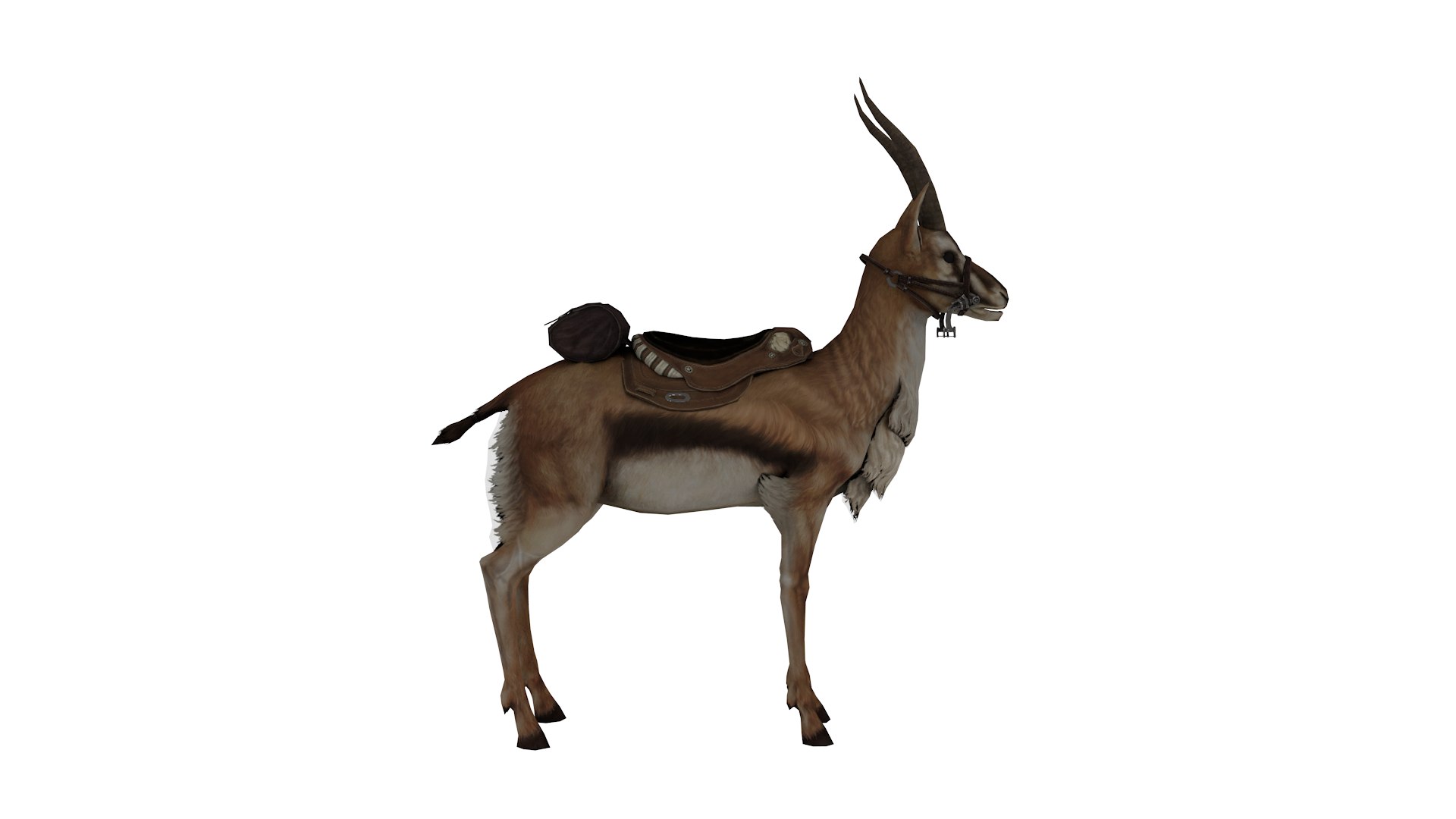 Fantasy Antelope Mount 3D Model 3D - TurboSquid 2381985