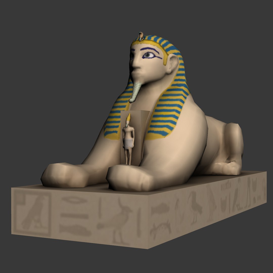 Sphinx Lion 3d 3ds