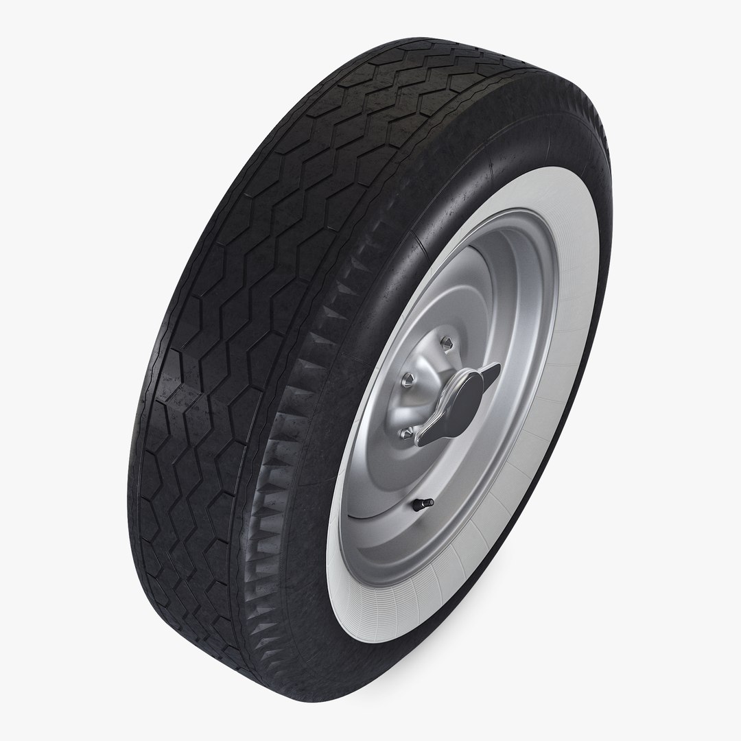 Retro Car Wheel M 1 3D Model - TurboSquid 2215428