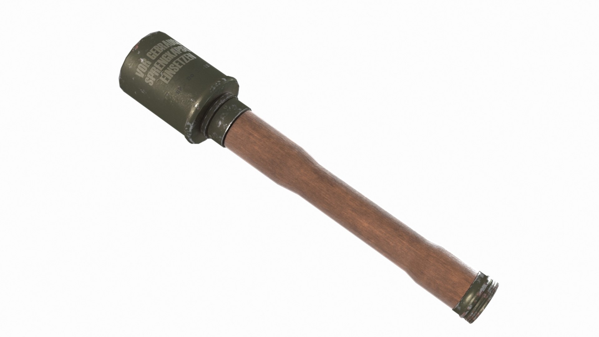 Stielhandgranate 24 model - TurboSquid 1538573