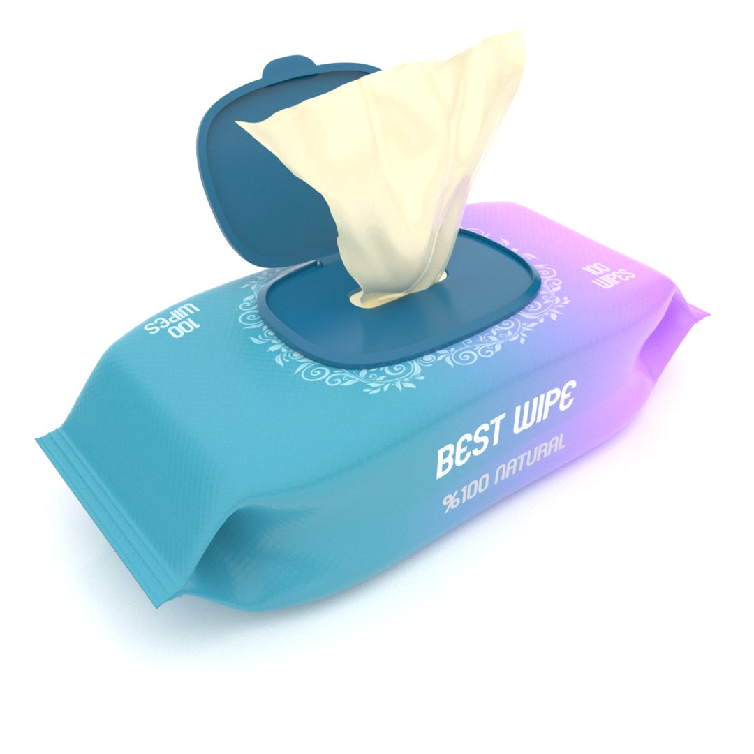 Wet Wipe Model - TurboSquid 1385817