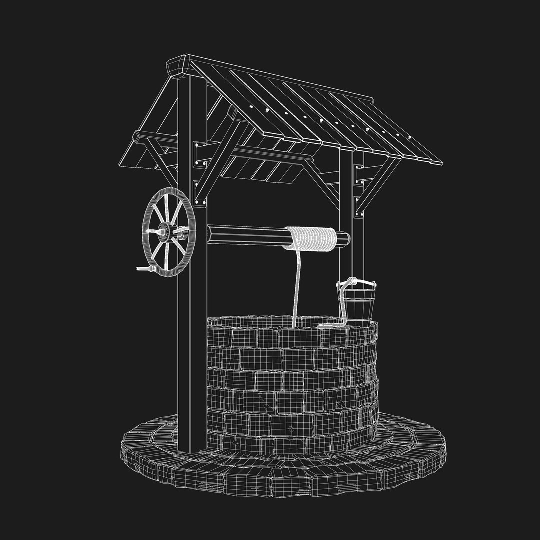 3D Water Well Model - TurboSquid 1972547