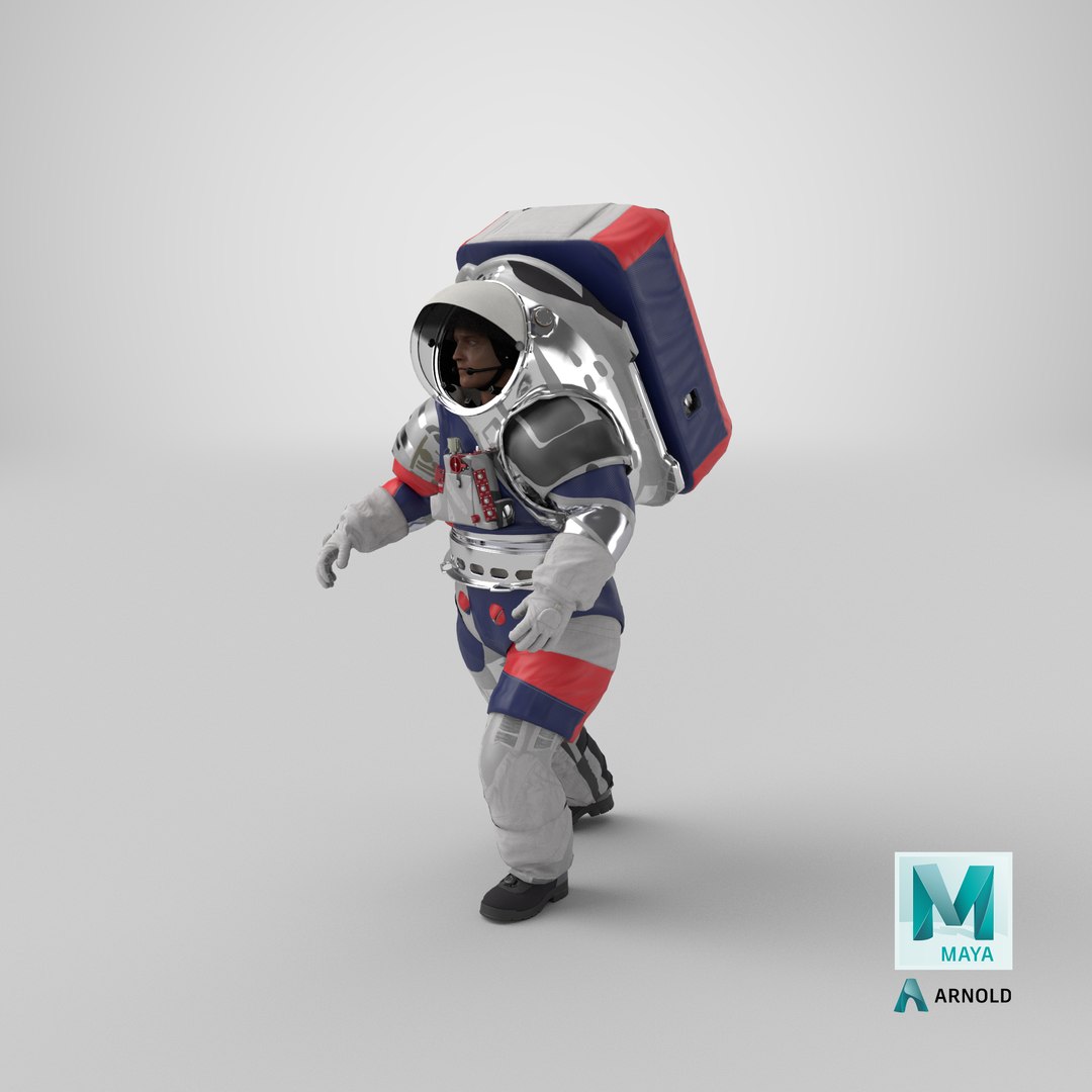 3D Spacesuit Nasa Astronaut Xemu Model - TurboSquid 1623986