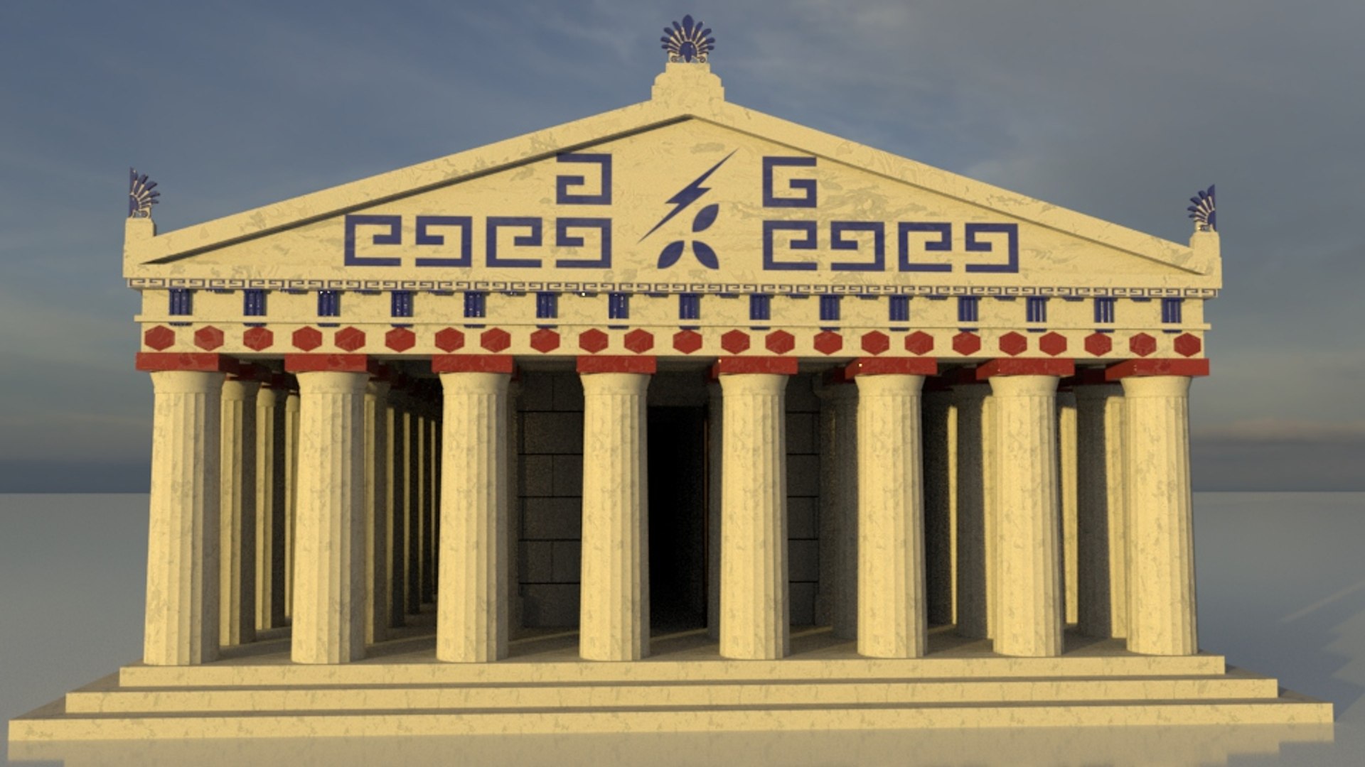 Greek Roman Temple 3D - TurboSquid 1472539