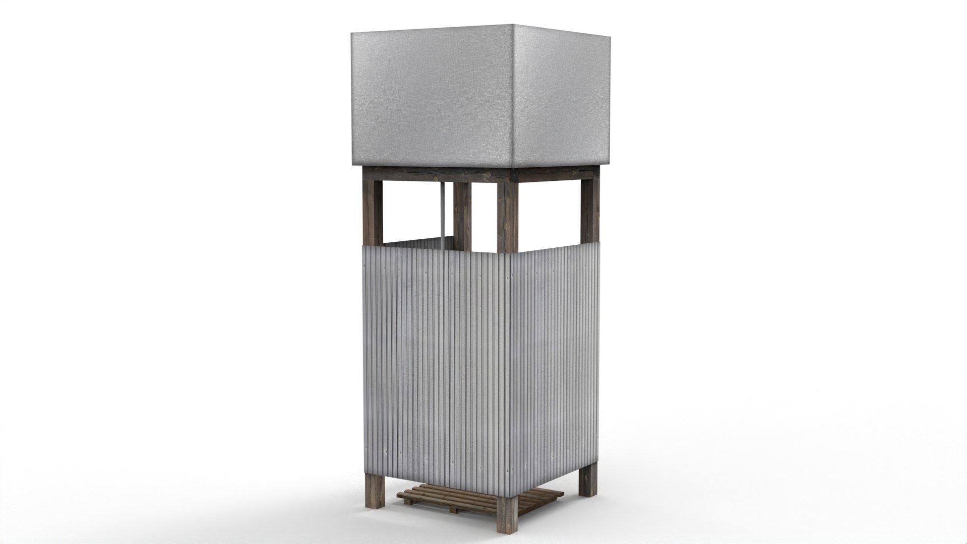 Village Shower Cabin 3D - TurboSquid 2316880