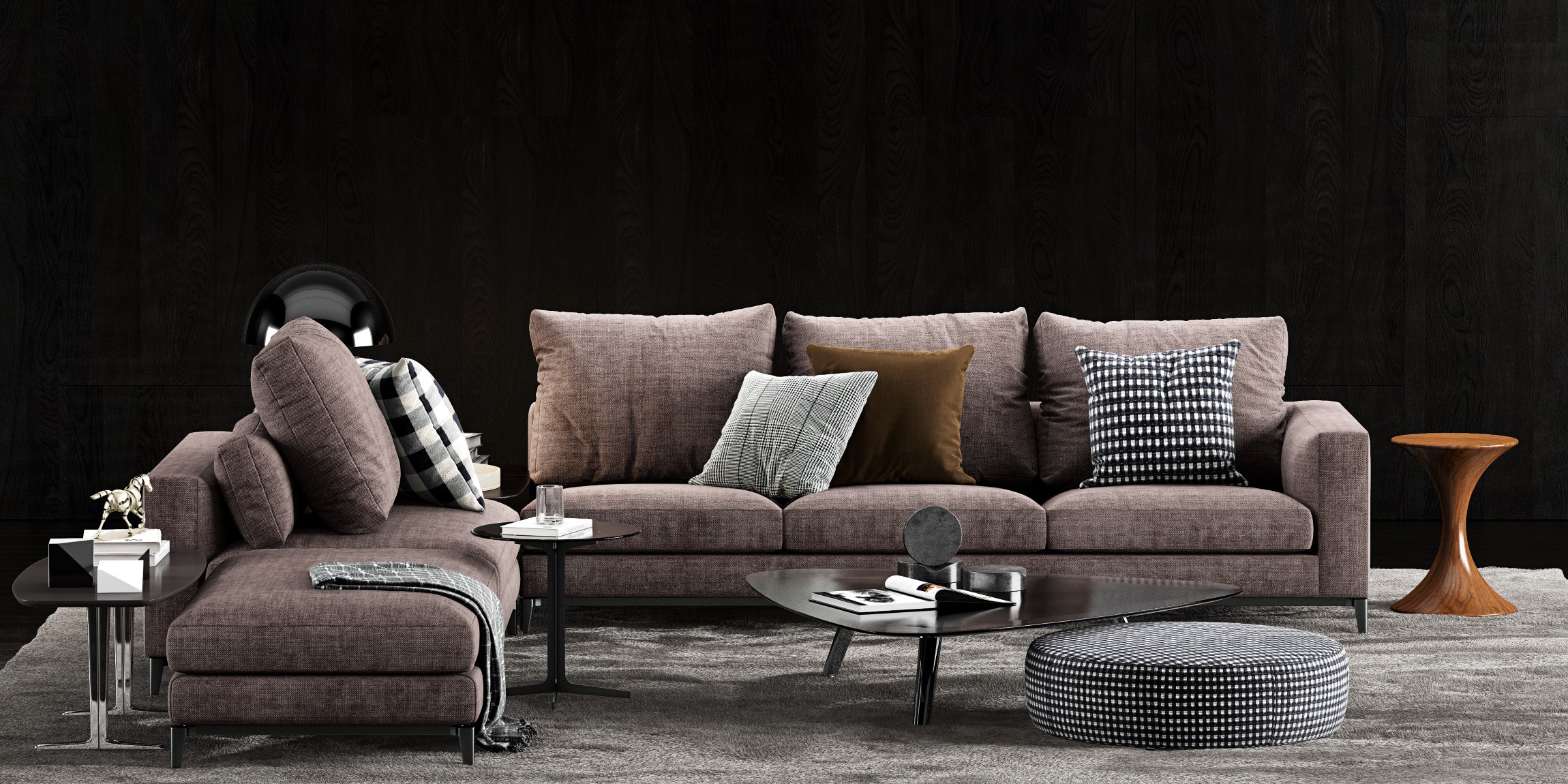 Minotti andersen sofa 4 3D - TurboSquid 1326438