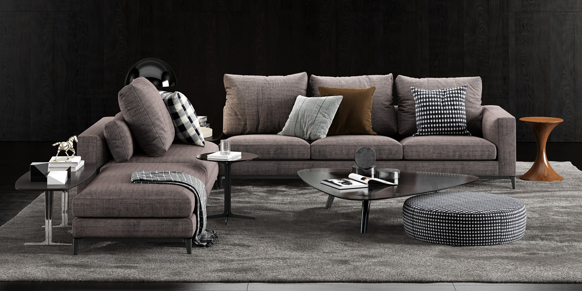 Minotti andersen sofa 4 3D - TurboSquid 1326438