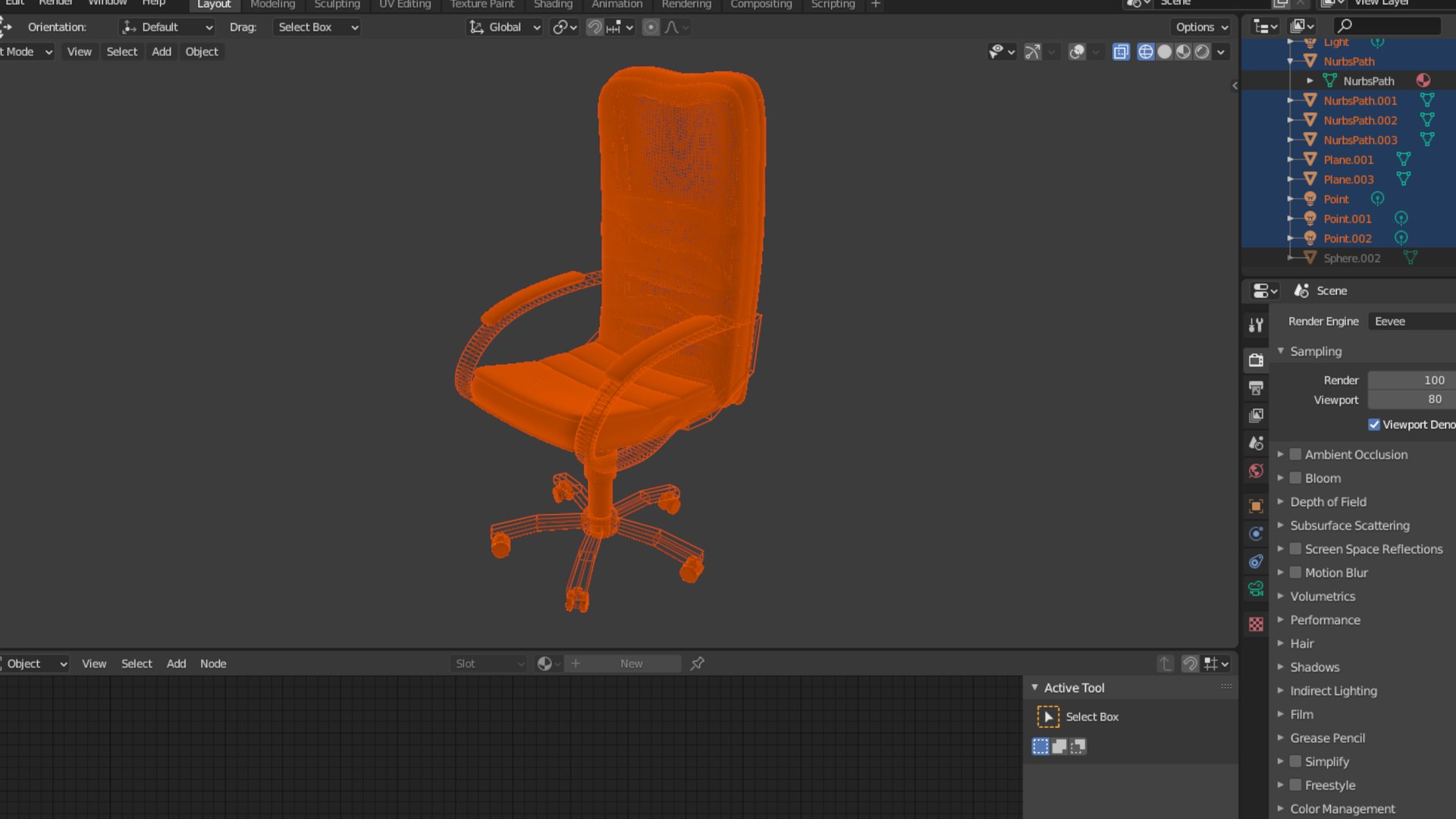 Office Chair Wheels 3D Model - TurboSquid 1635738