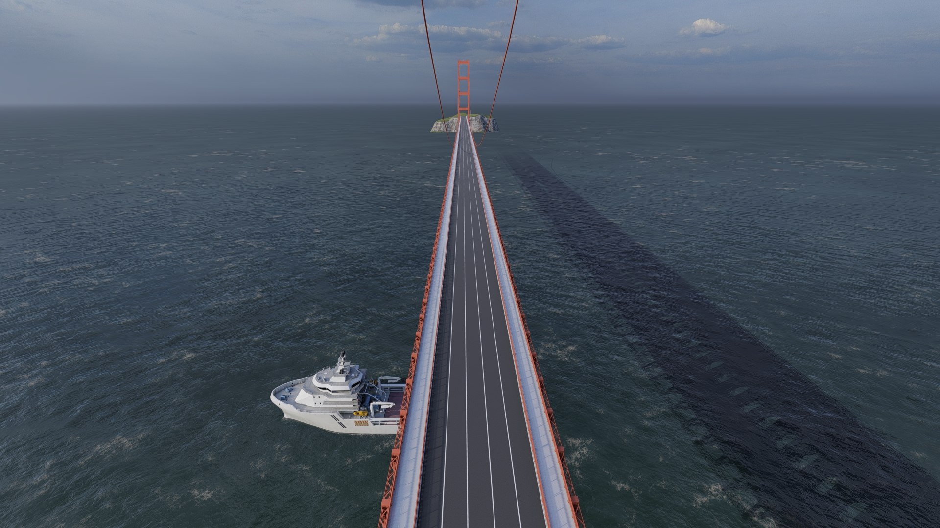 3D Golden Gate Bridge - TurboSquid 2221483