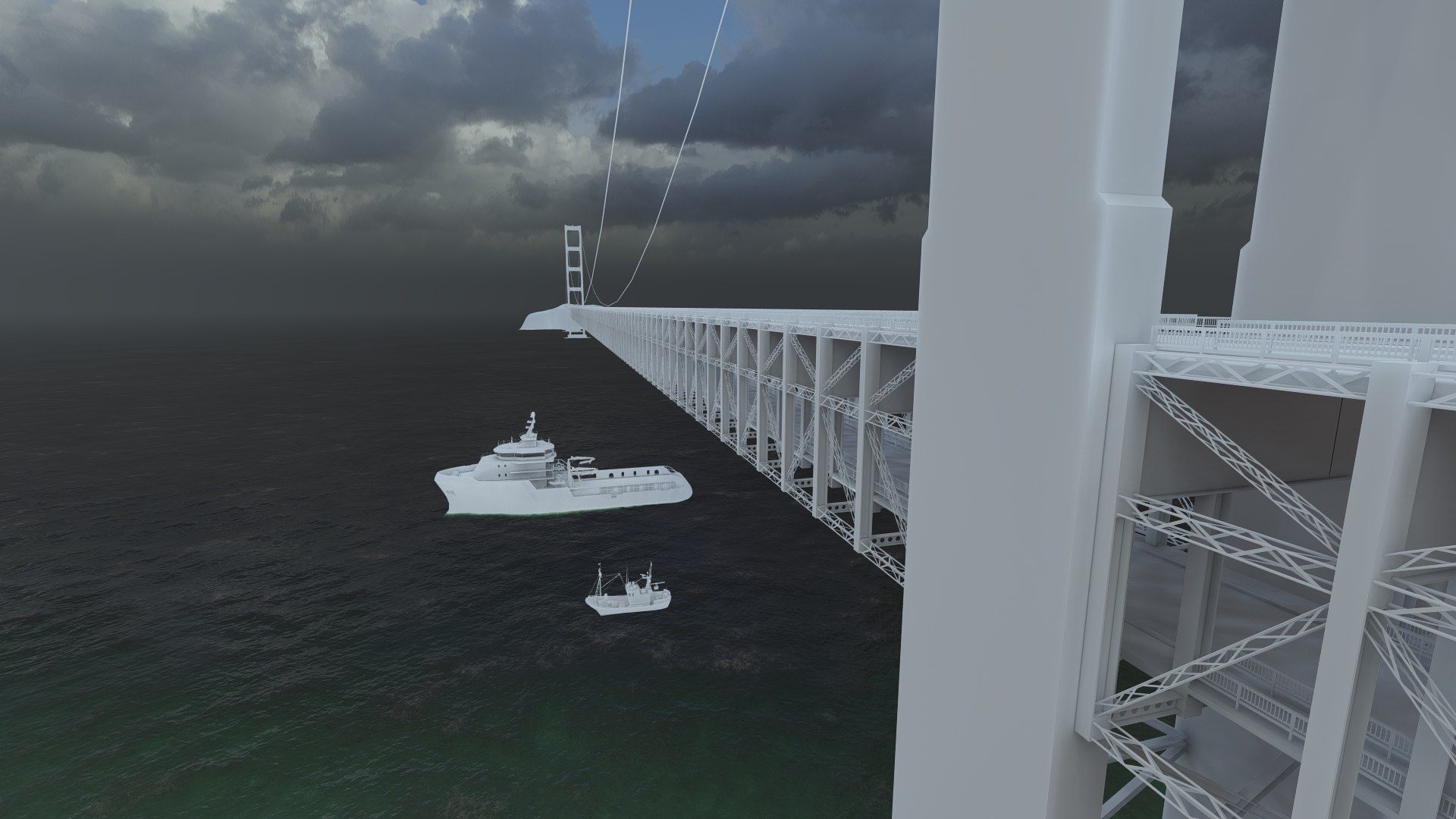 3D Golden Gate Bridge - TurboSquid 2221483