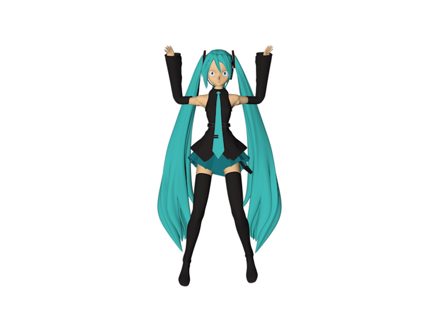 Free Hatsune Miku 3d Model