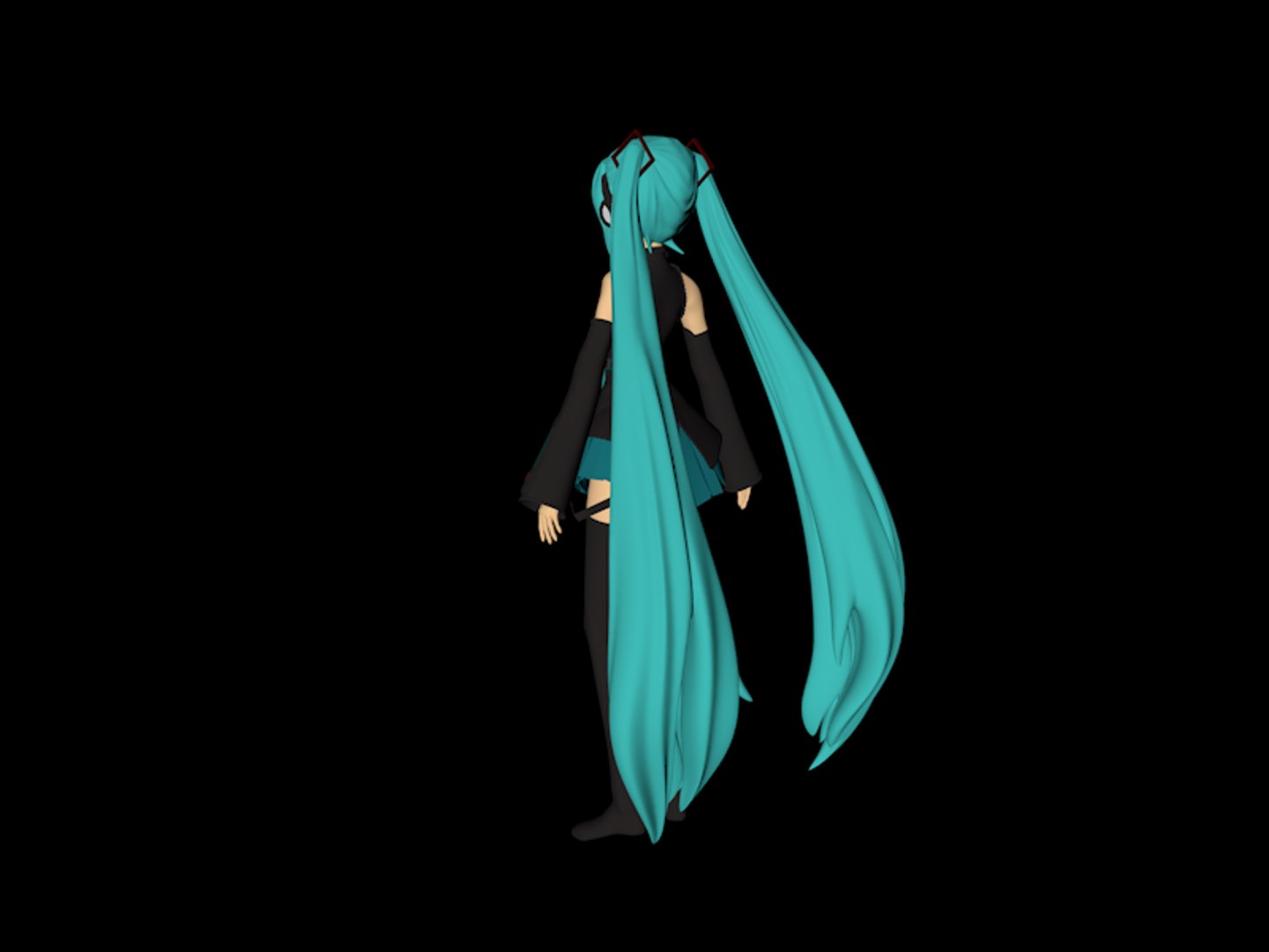 Free Hatsune Miku 3d Model