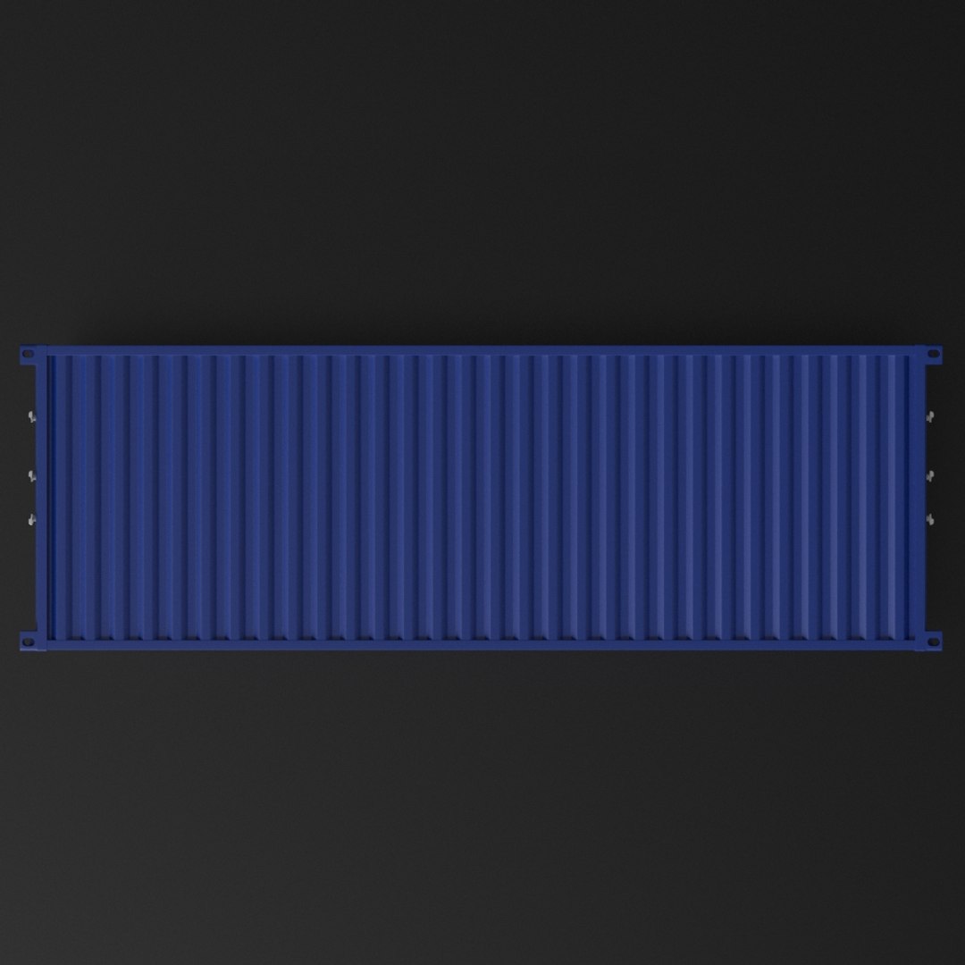 3D shipping container box model - TurboSquid 1452671