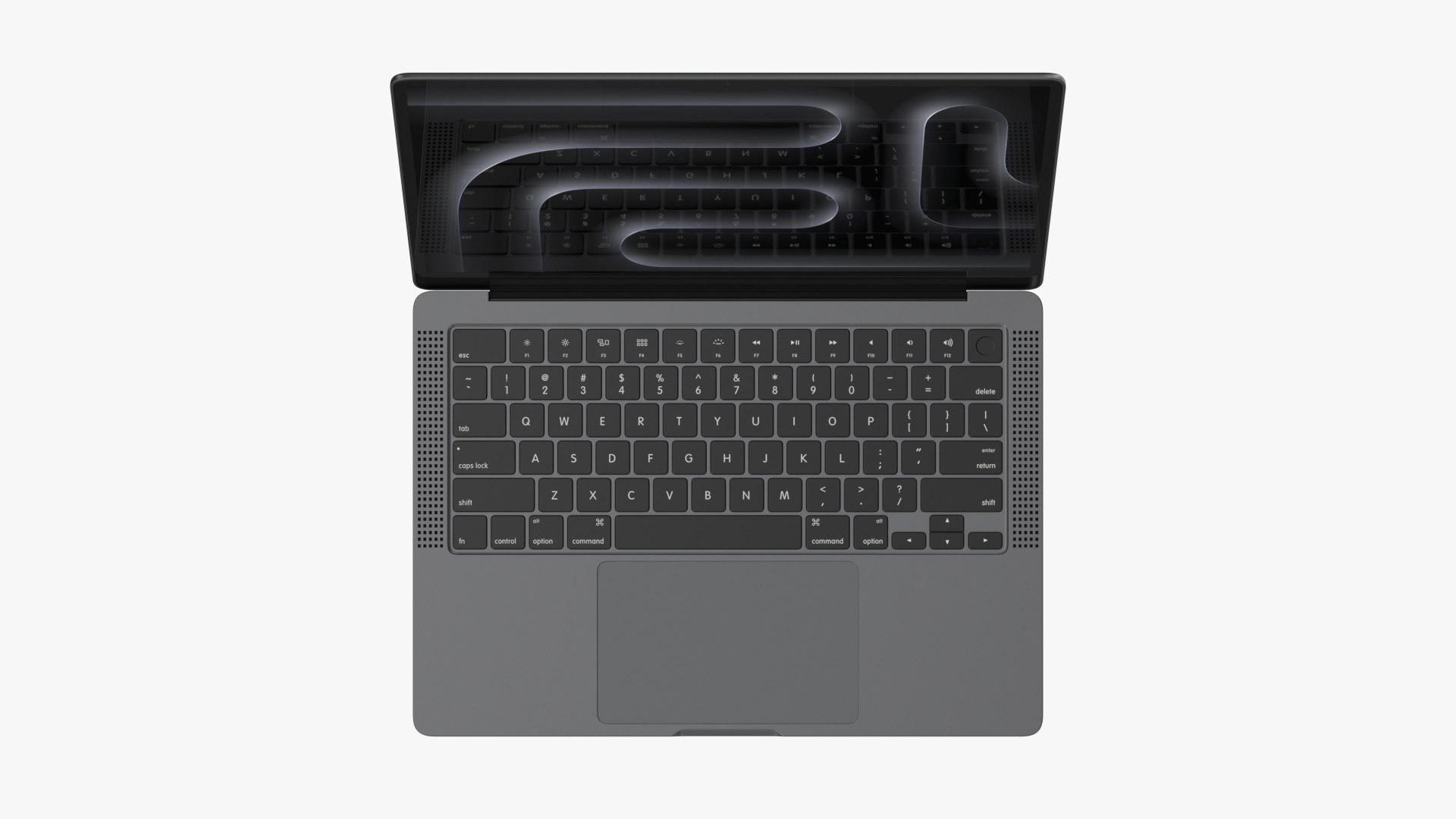 Apple MacBook Pro 14-inch M3 Space Gray 3D Model - TurboSquid 2149596