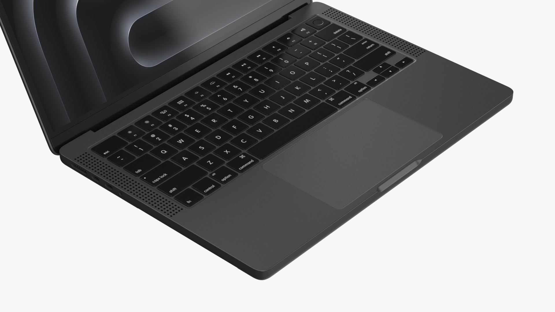 Apple MacBook Pro 14-inch M3 Space Gray 3D Model - TurboSquid 2149596