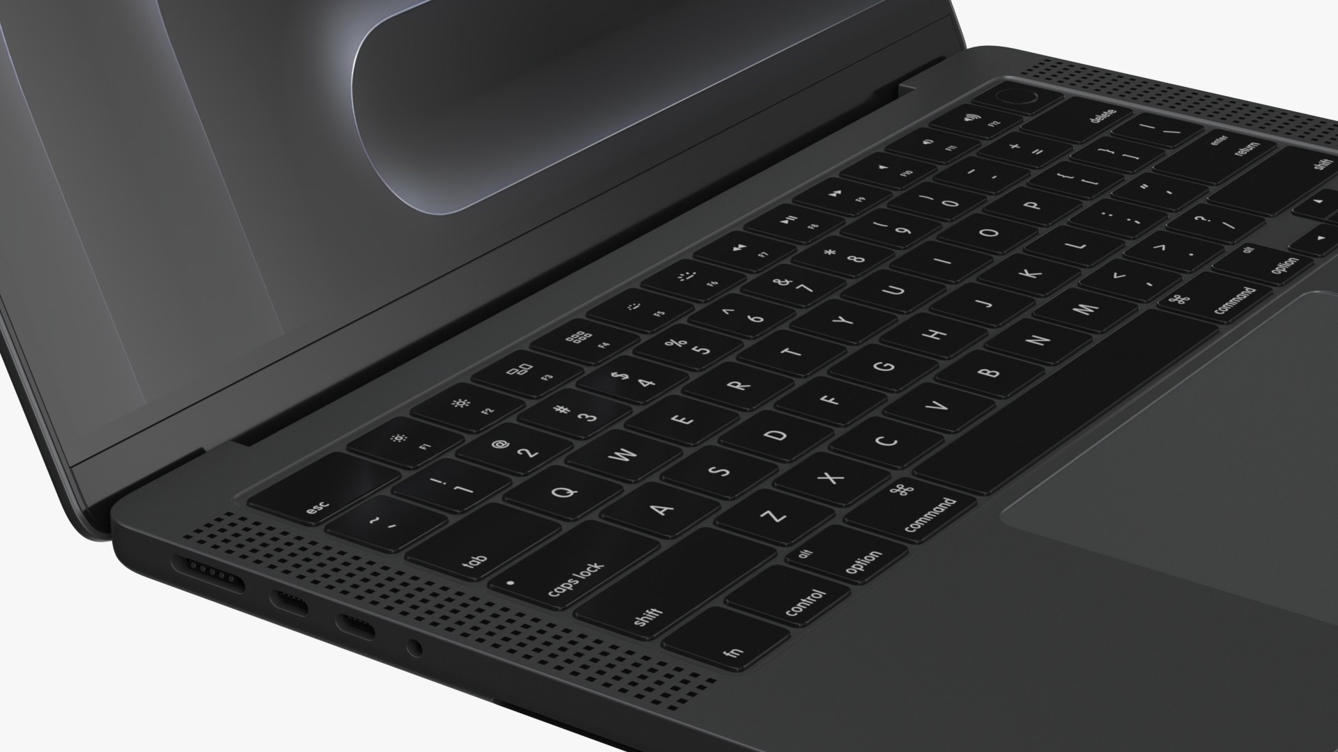 Apple MacBook Pro 14-inch M3 Space Gray 3D Model - TurboSquid 2149596