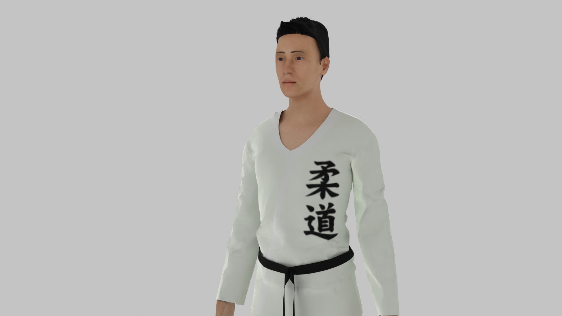 3D Karate Fighter Model - TurboSquid 1971052
