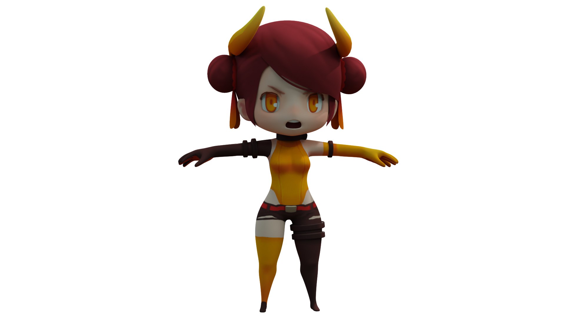3D Cute Female - TurboSquid 1997710